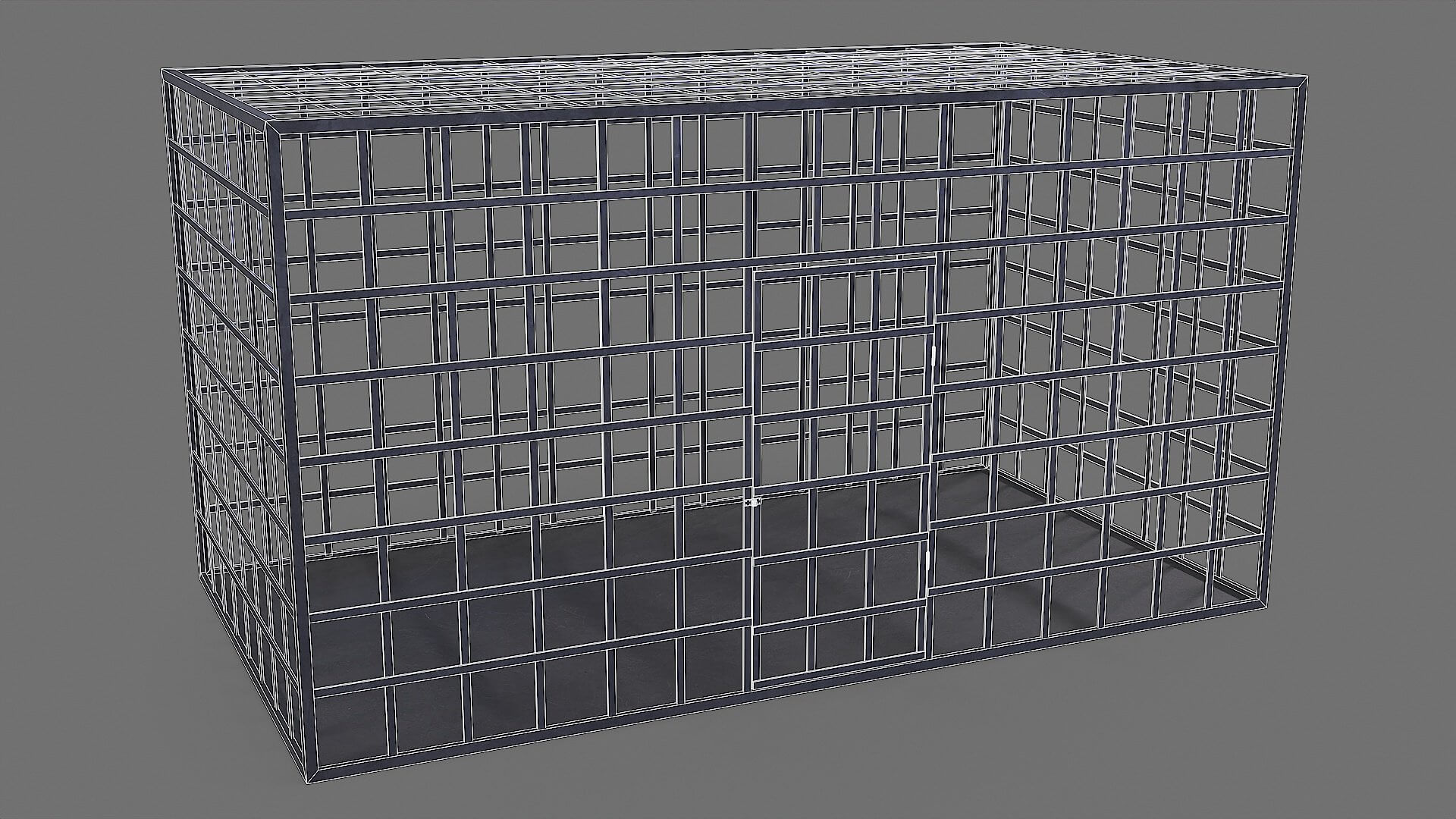 Medieval Iron Cages - 3D Model by iQuon