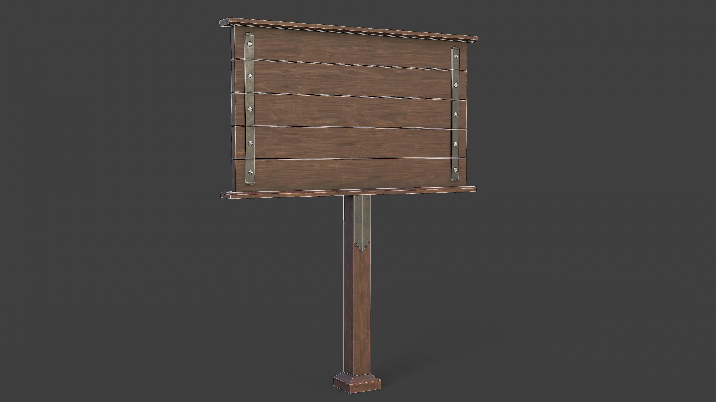 Medieval Signboard V1 - 3D Model by iQuon