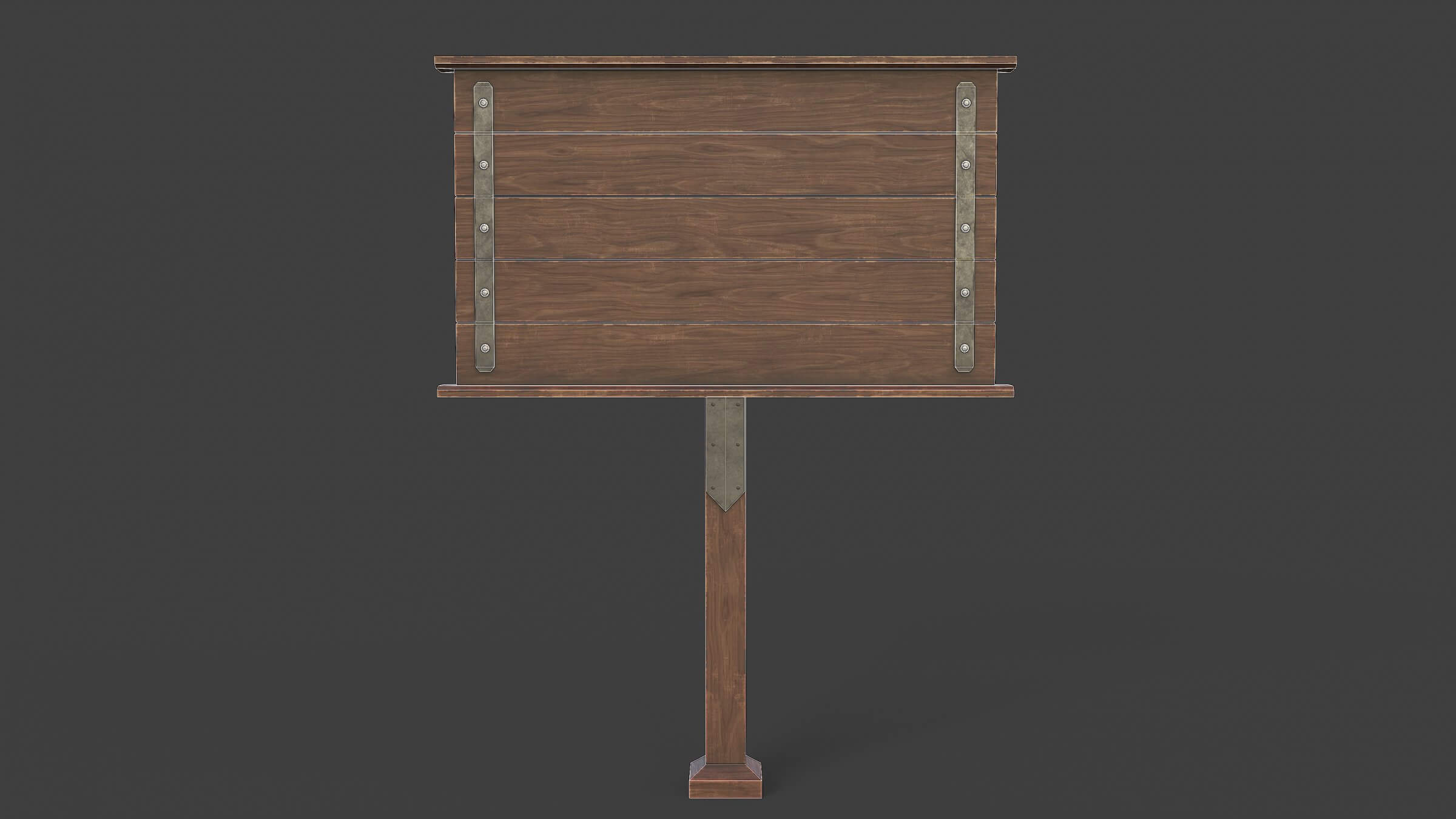 Medieval Signboard V1 - 3D Model by iQuon
