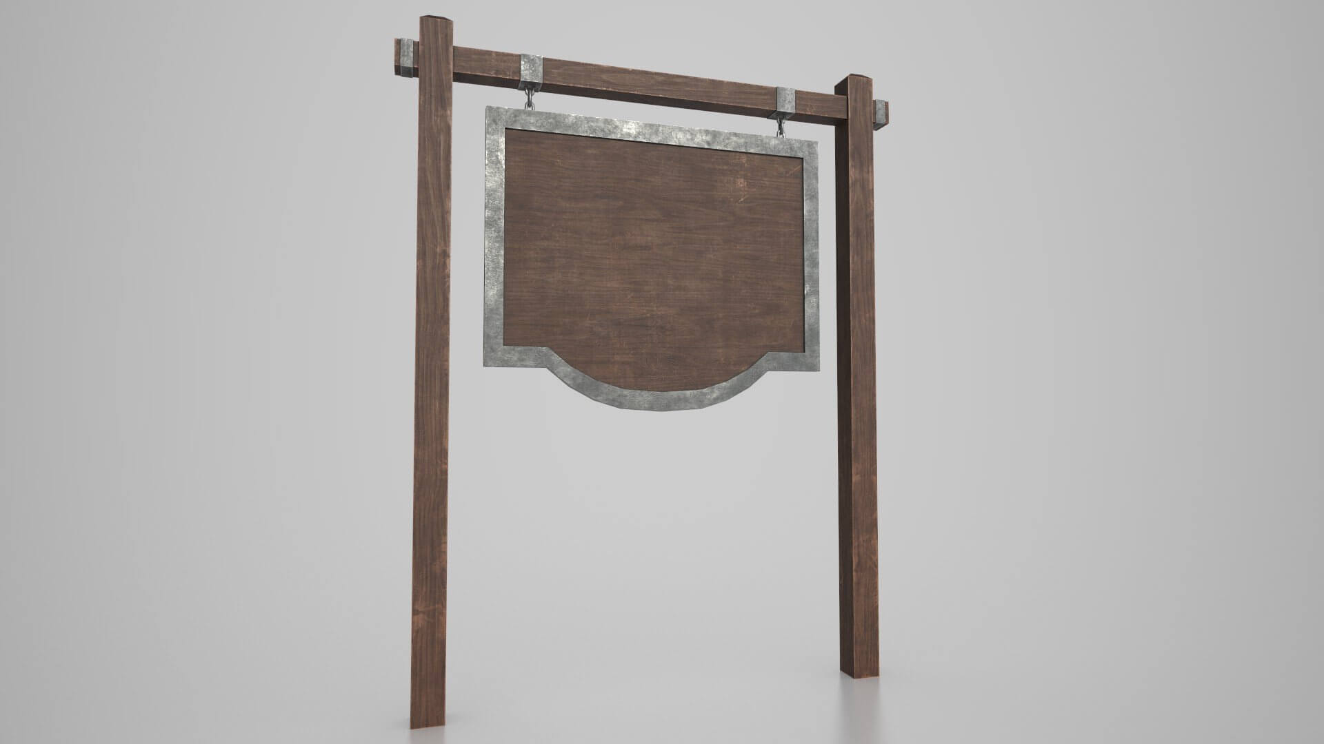 Medieval Signboard V4 - 3D Model by iQuon