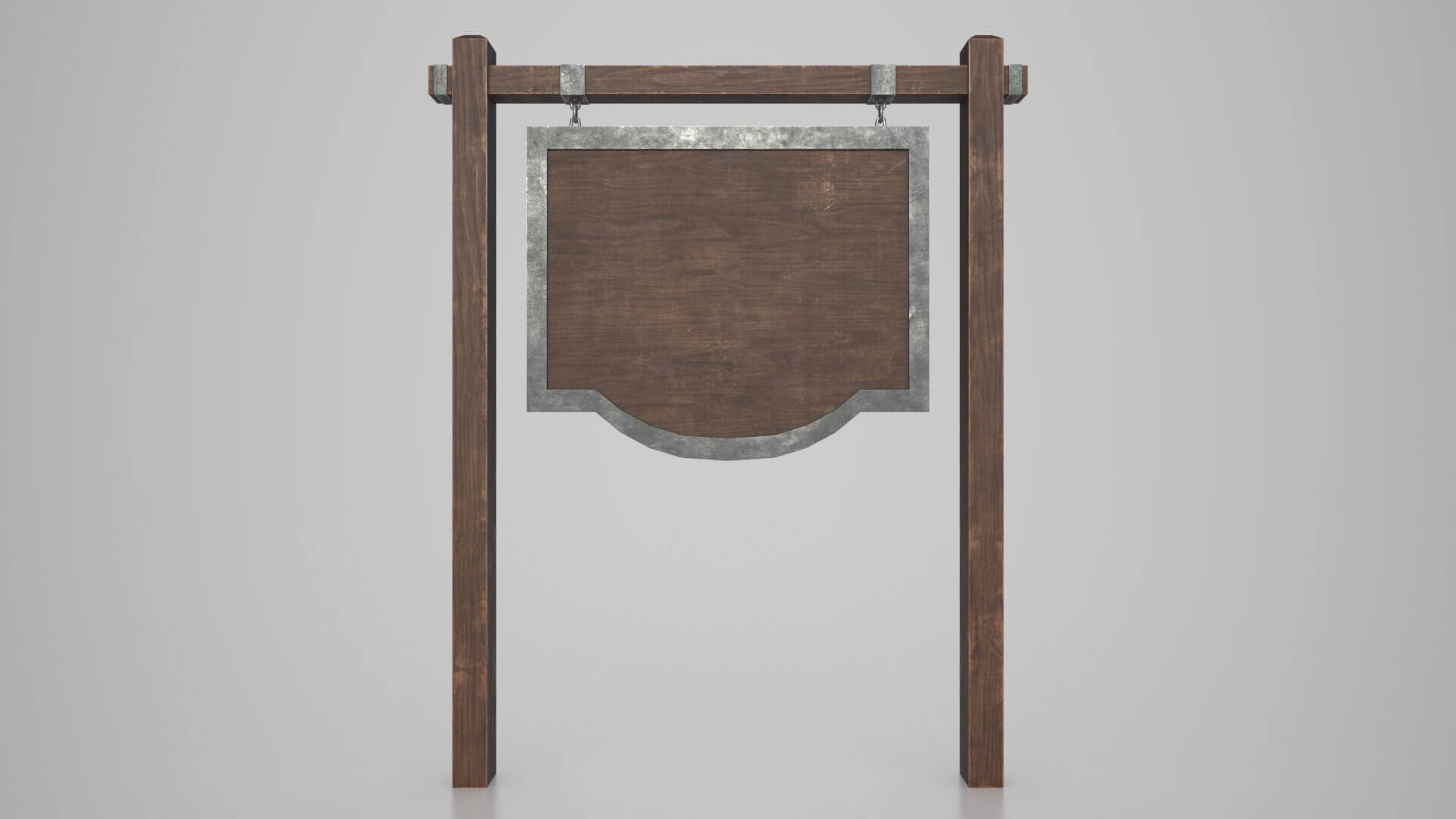 Medieval Signboard V4 - 3D Model by iQuon