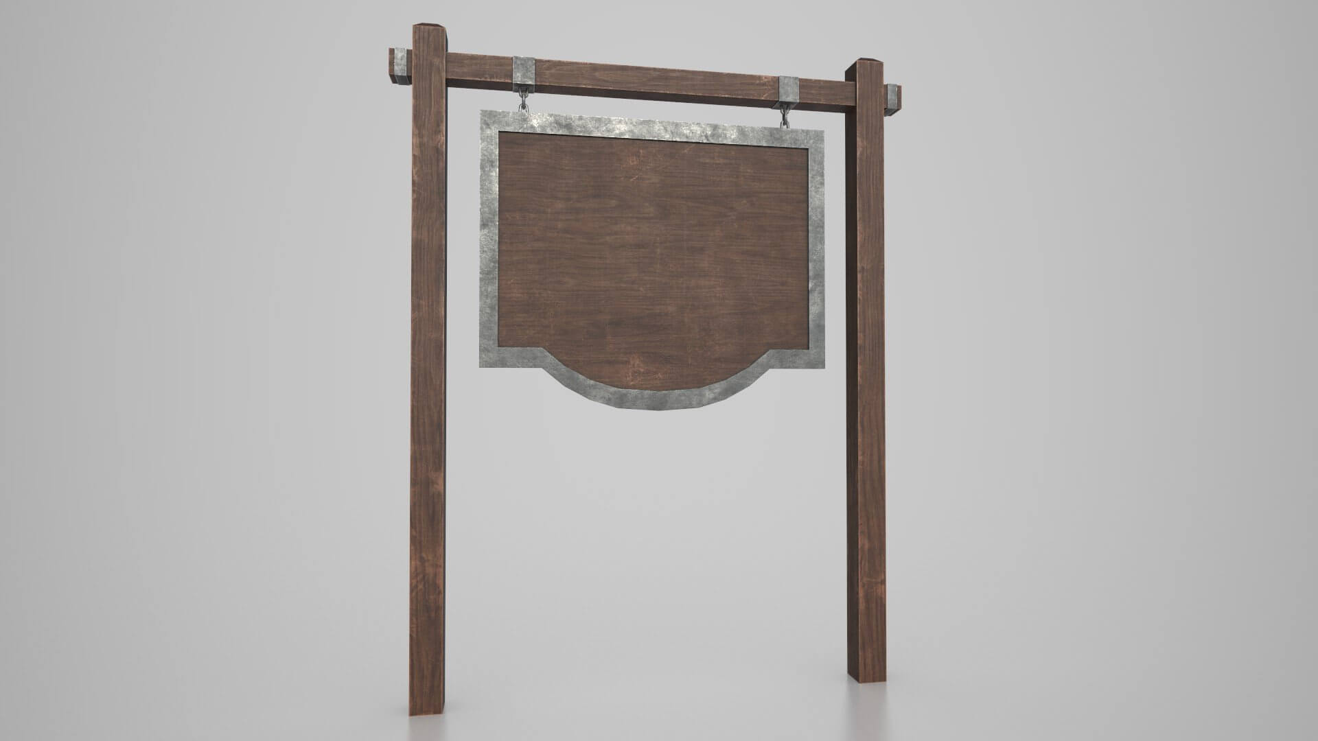 Medieval Signboard V4 - 3D Model by iQuon
