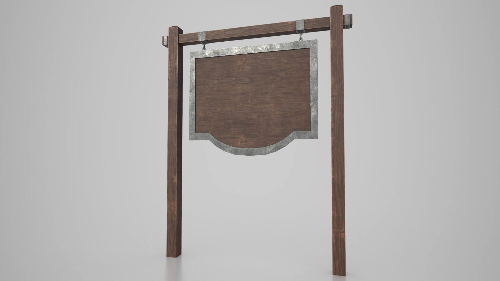 Medieval Signboard V4 - 3D Model by iQuon