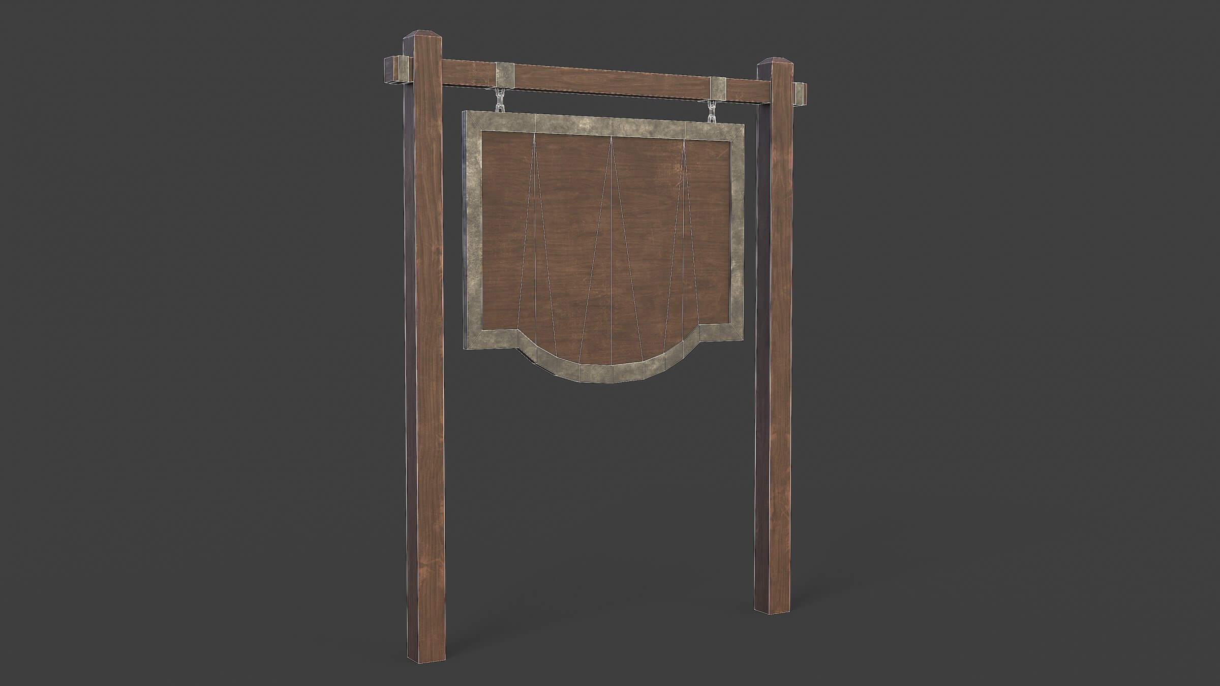 Medieval Signboard V4 - 3D Model by iQuon