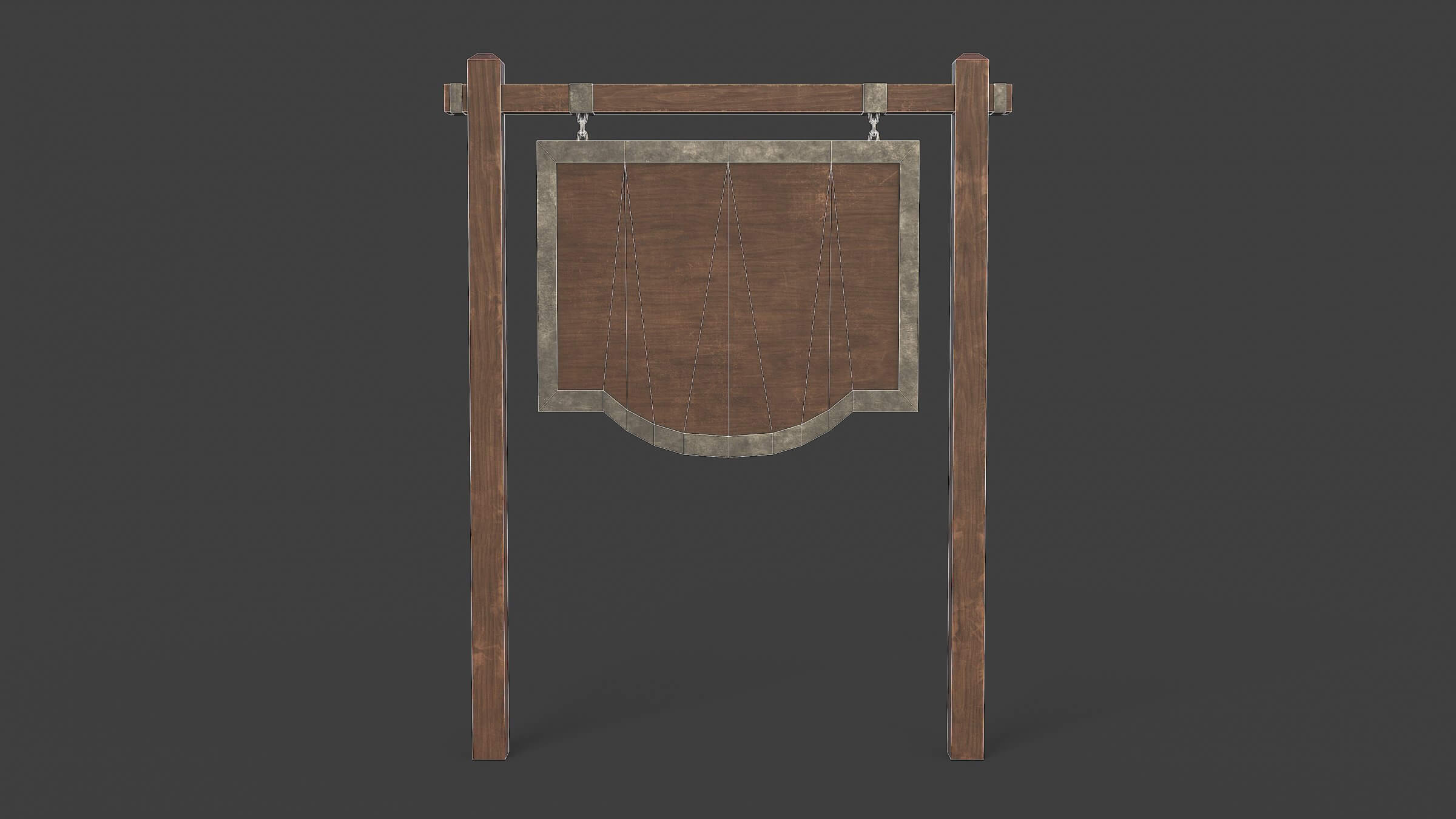 Medieval Signboard V4 - 3D Model by iQuon