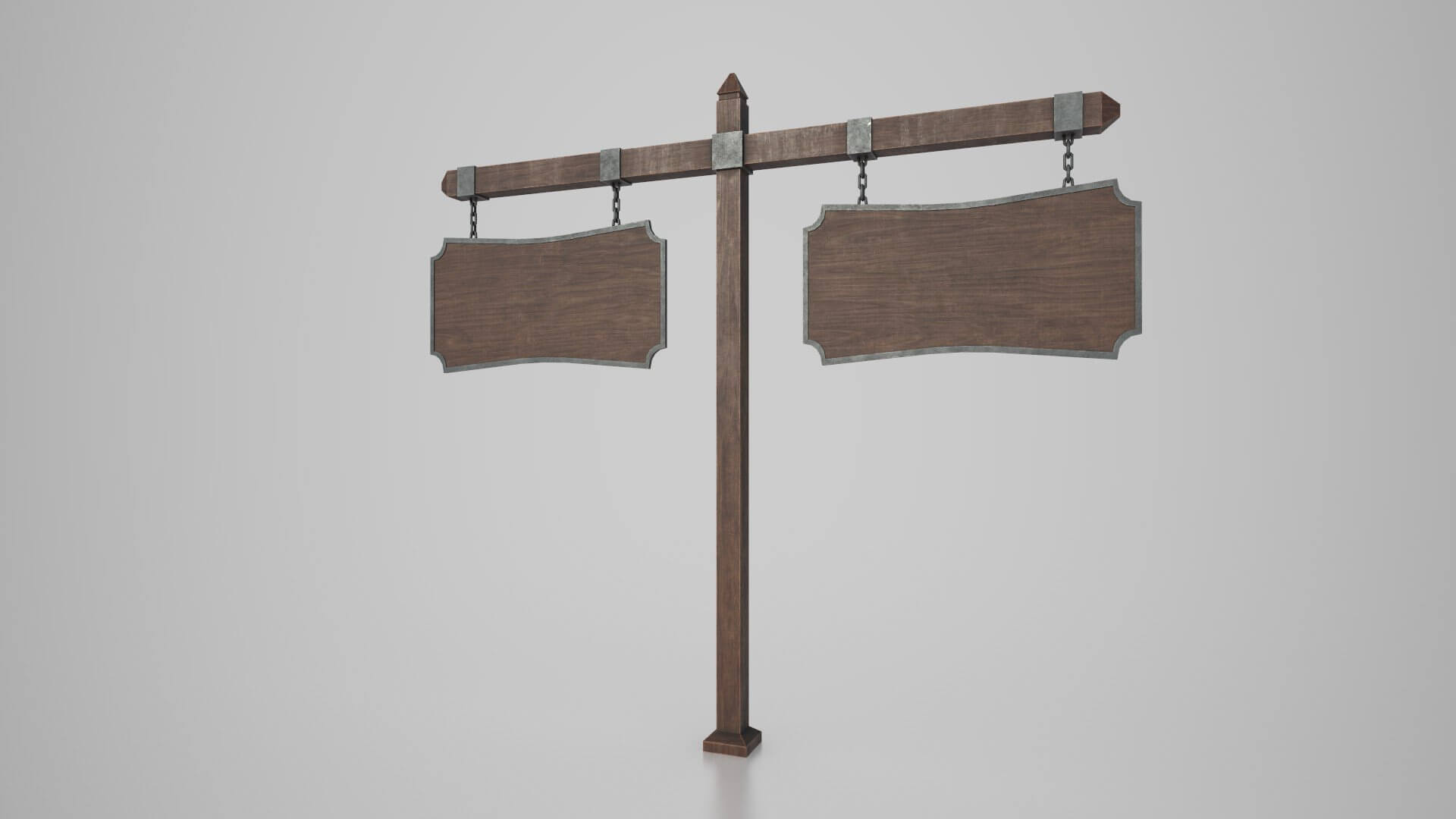 Medieval Signboard V5 - 3D Model by iQuon