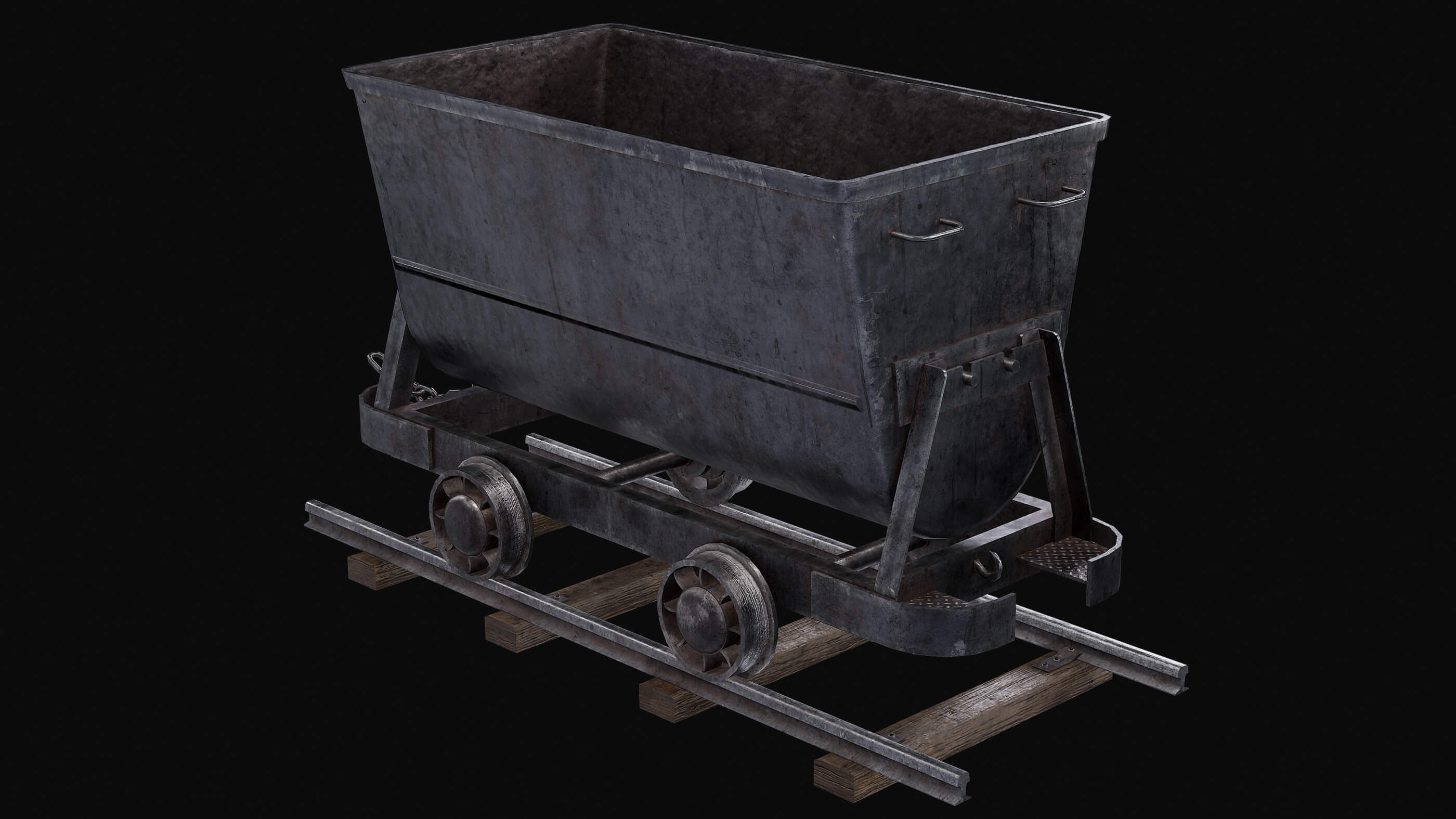 Mine Trolley - 3D Model by iQuon