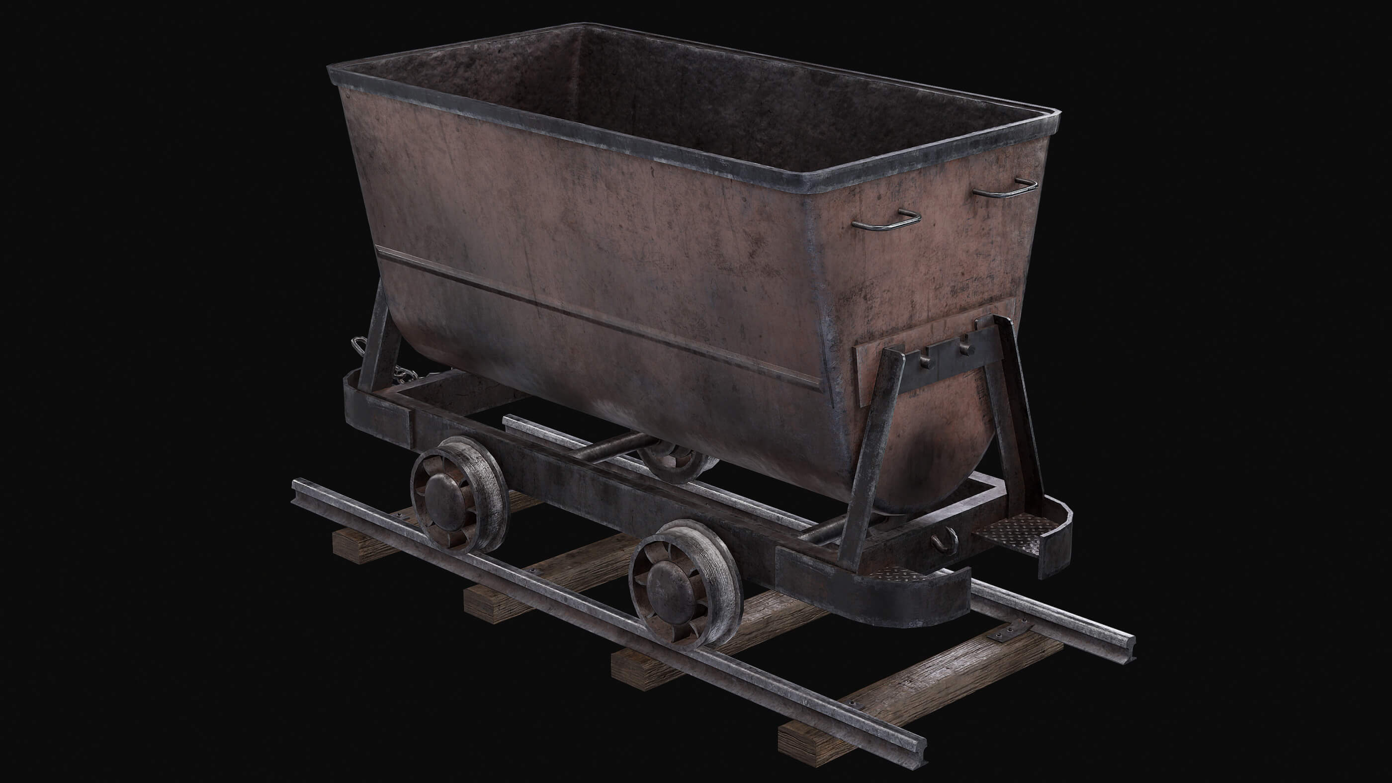 Mine Trolley - 3D Model by iQuon