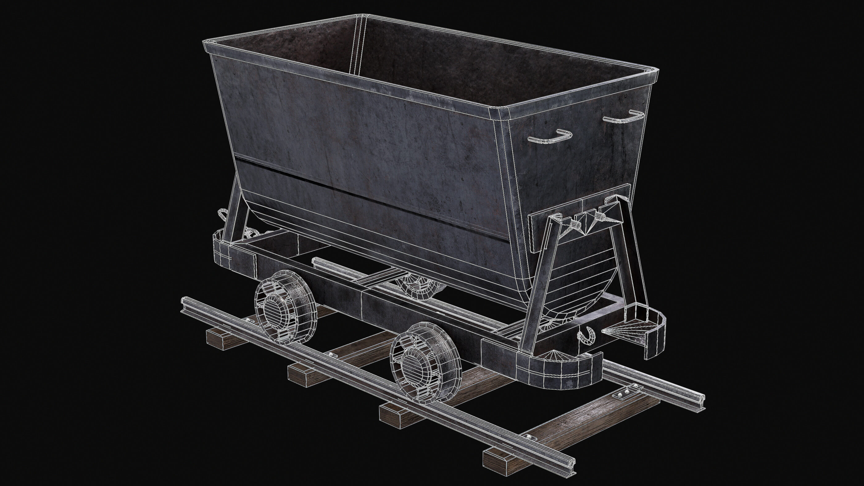 Mine Trolley - 3D Model by iQuon