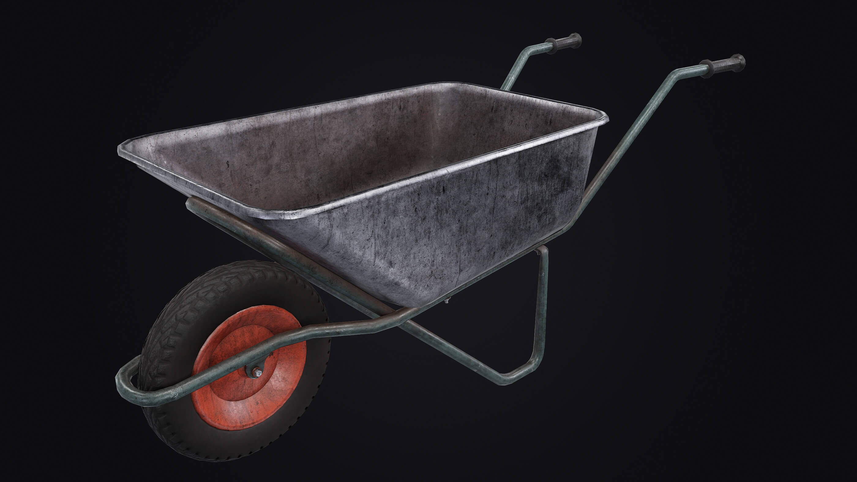 Painted Mining Cart - 3D Model by iQuon