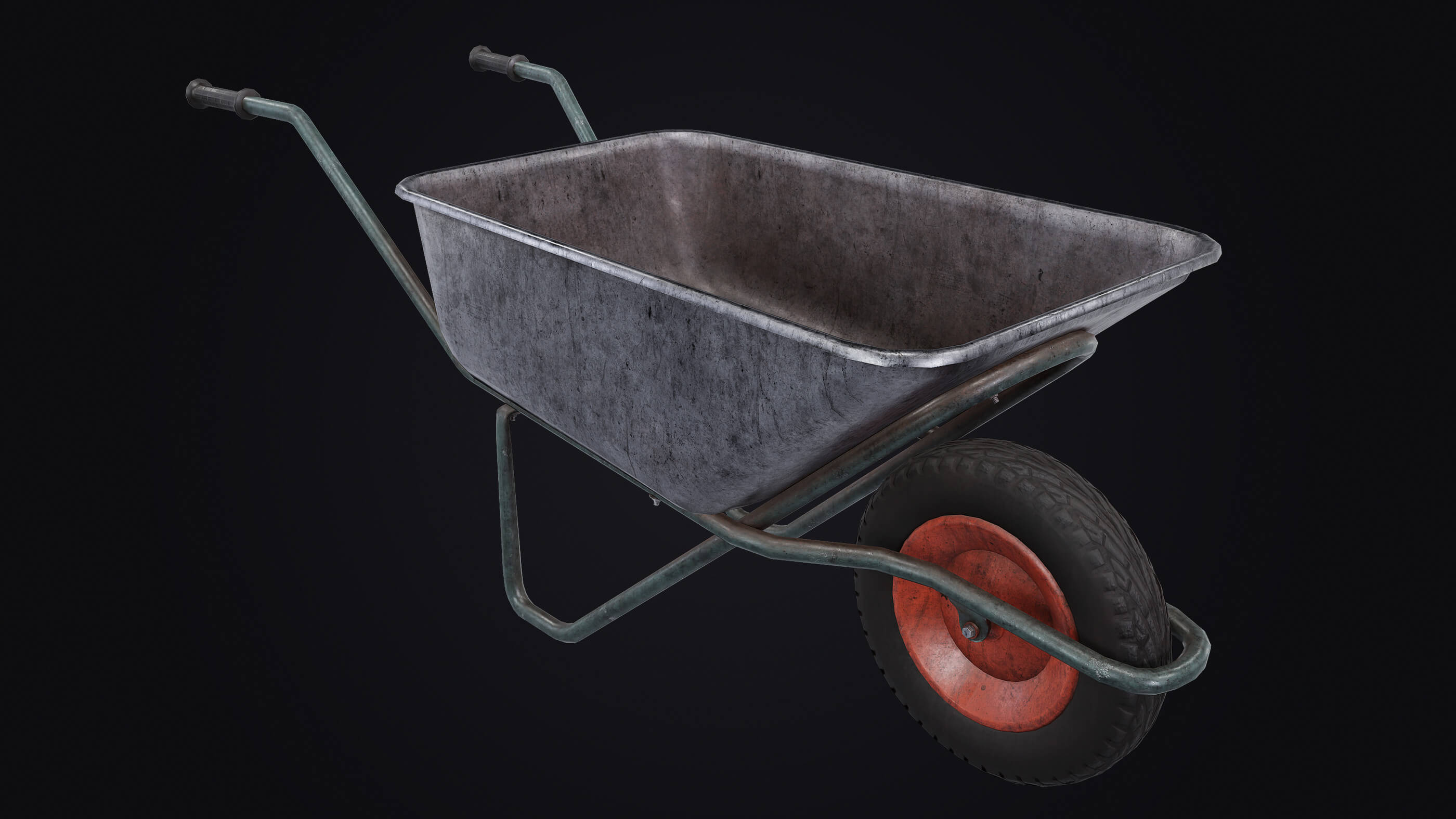 Painted Mining Cart - 3D Model by iQuon