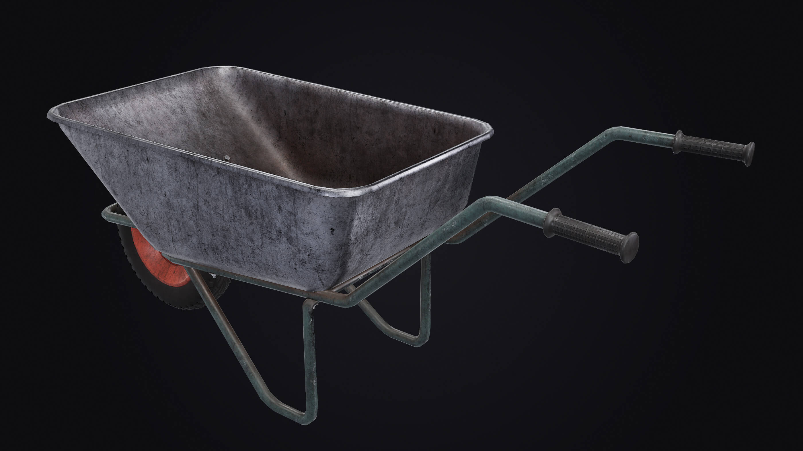 Painted Mining Cart - 3D Model by iQuon