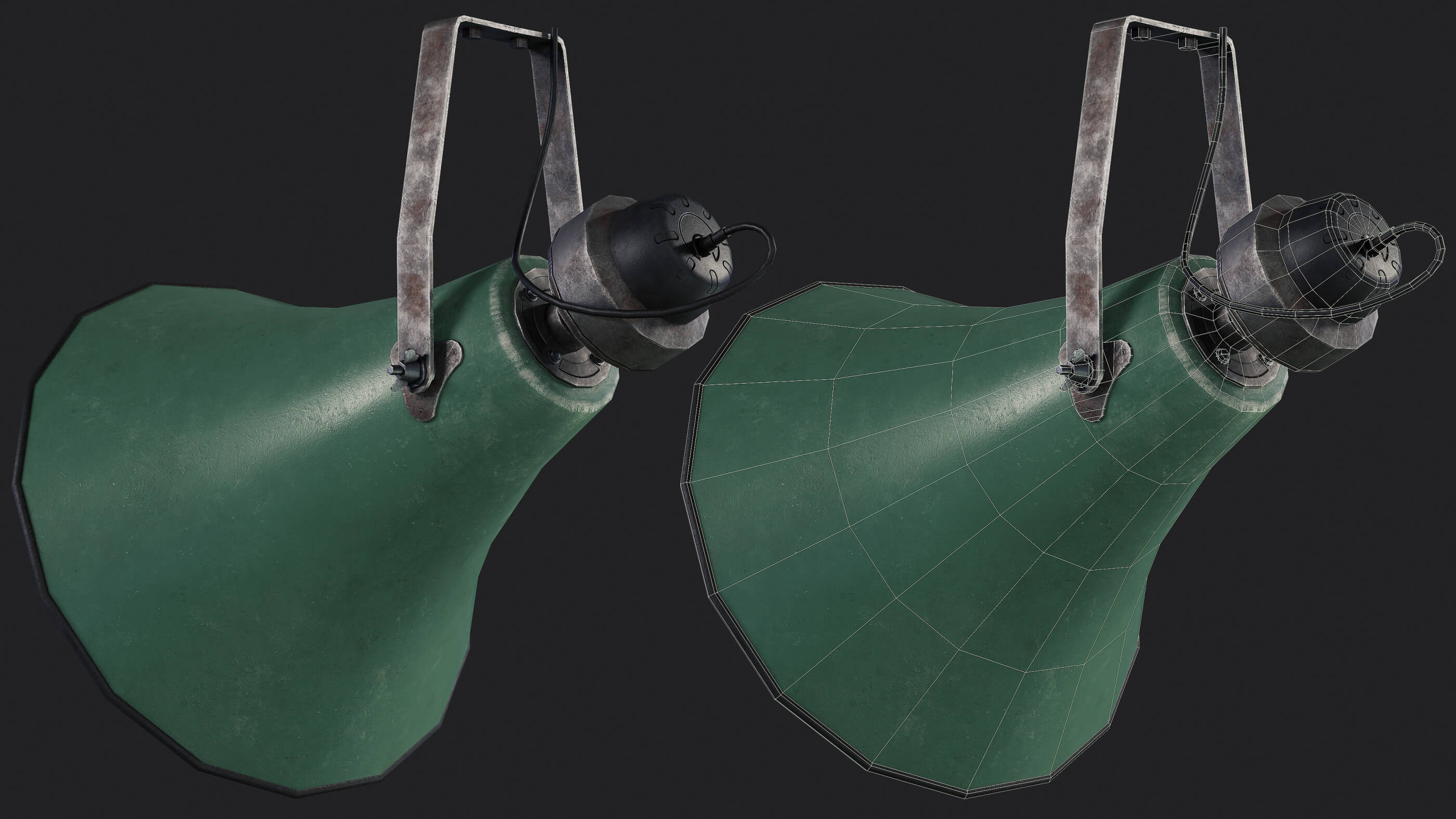 Old Military Speaker - 3D Model by iQuon