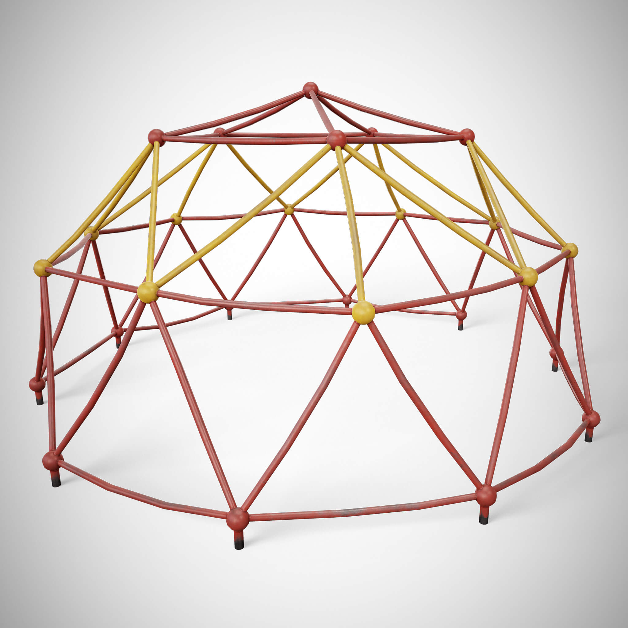 Painted Playground Dome - 3D Model by iQuon