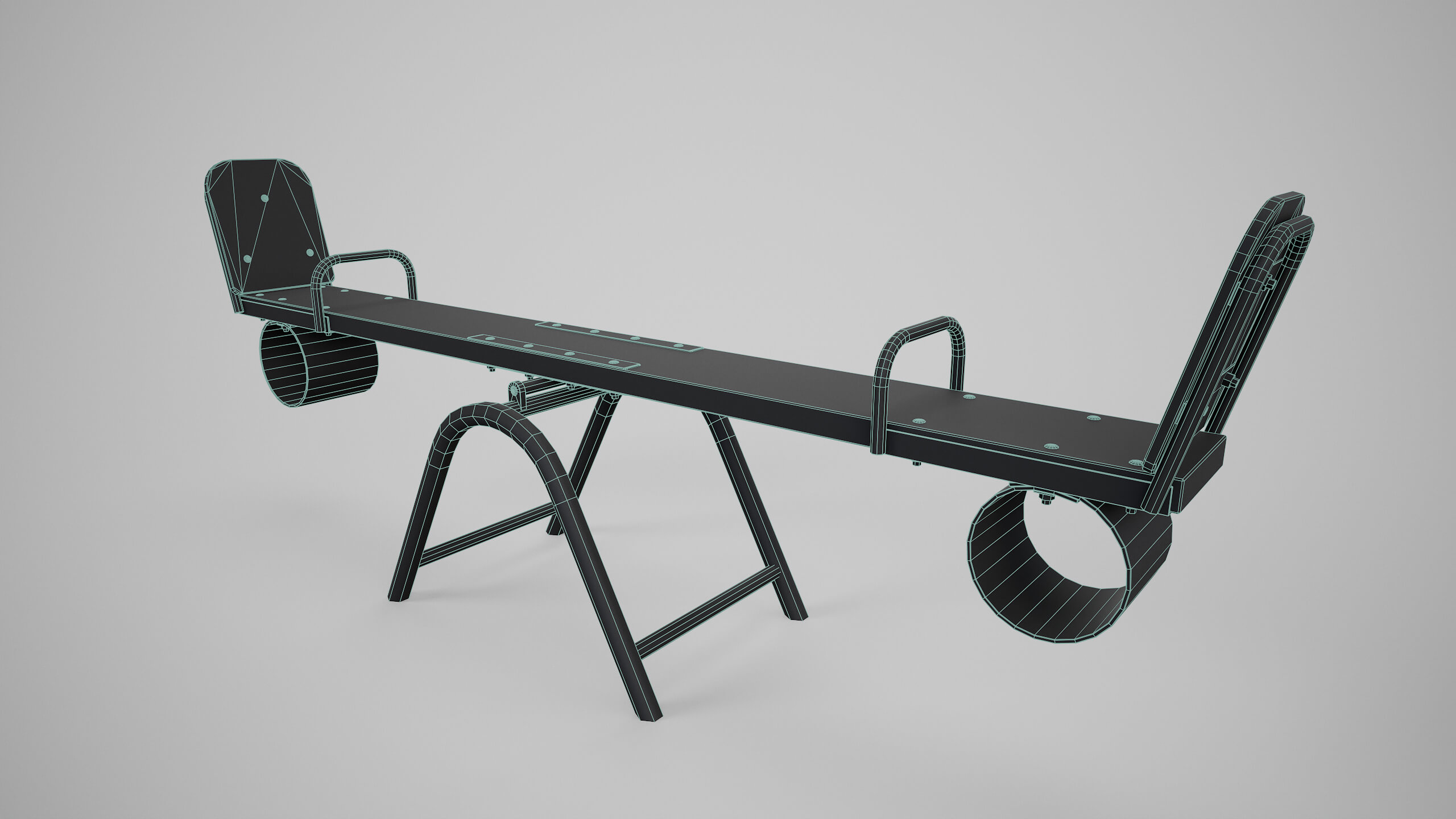 Painted Playground Swing Balancer - 3D Model by iQuon