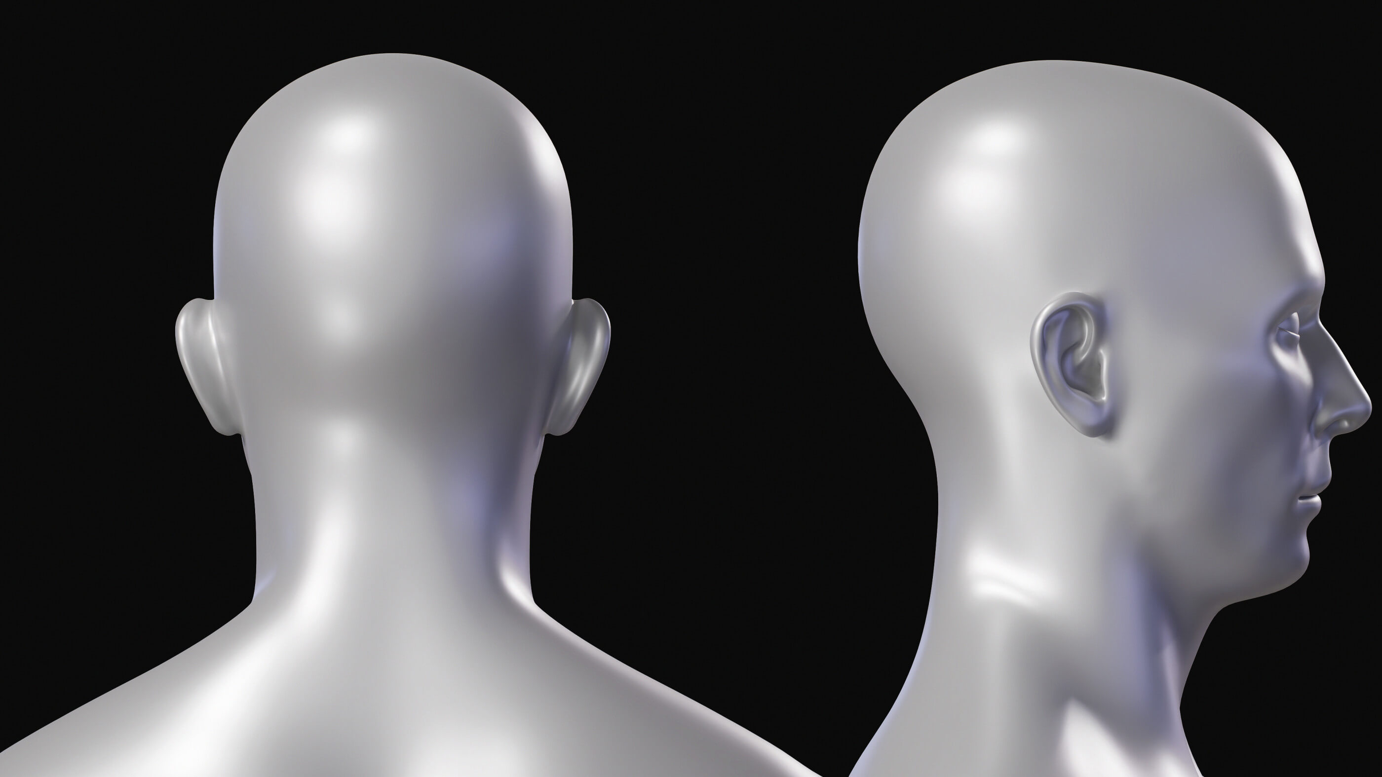 Athletic Man Body Base Mesh - 3D Model by iQuon