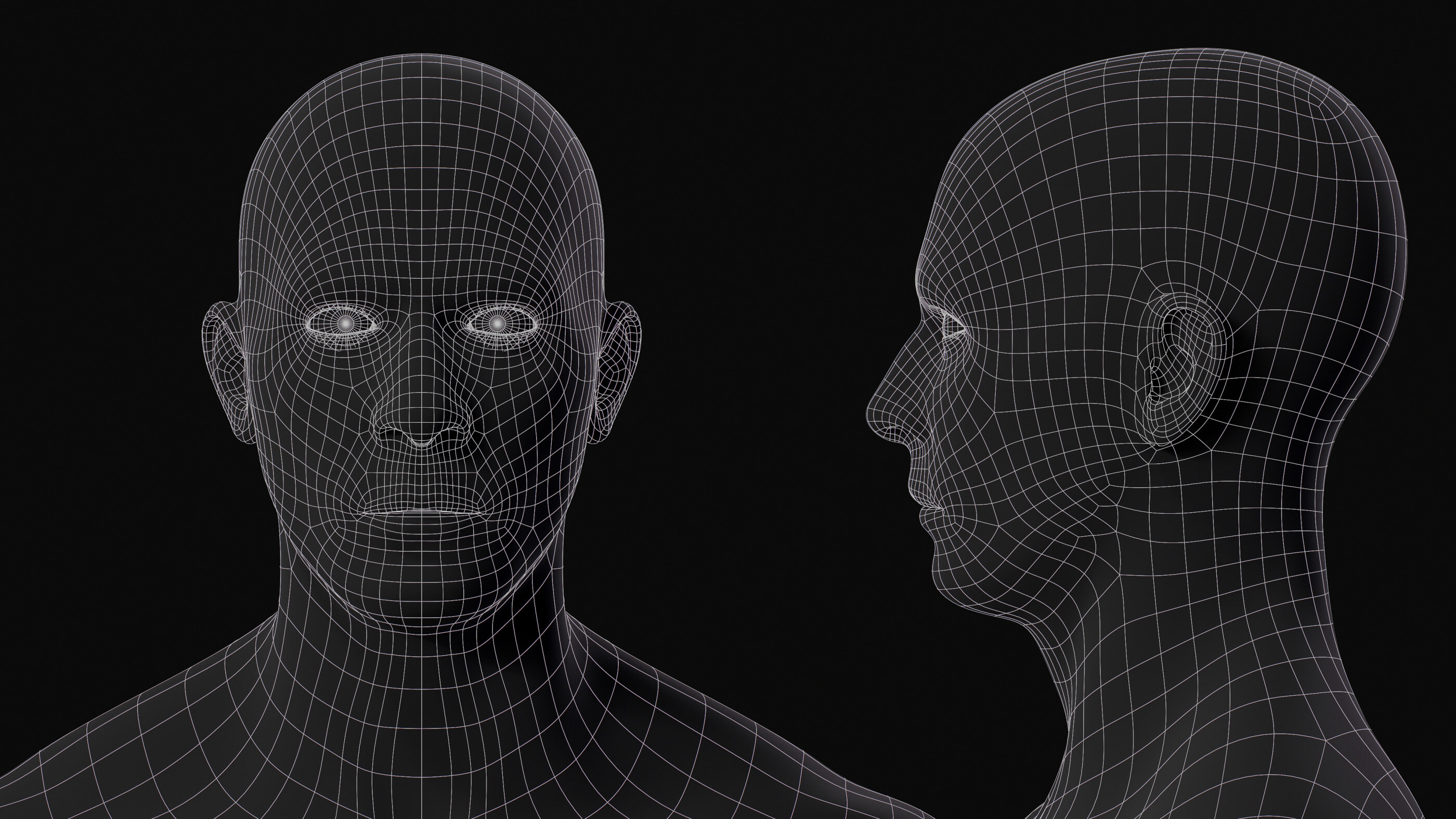 Body Base Mesh Set - 3D Model by iQuon