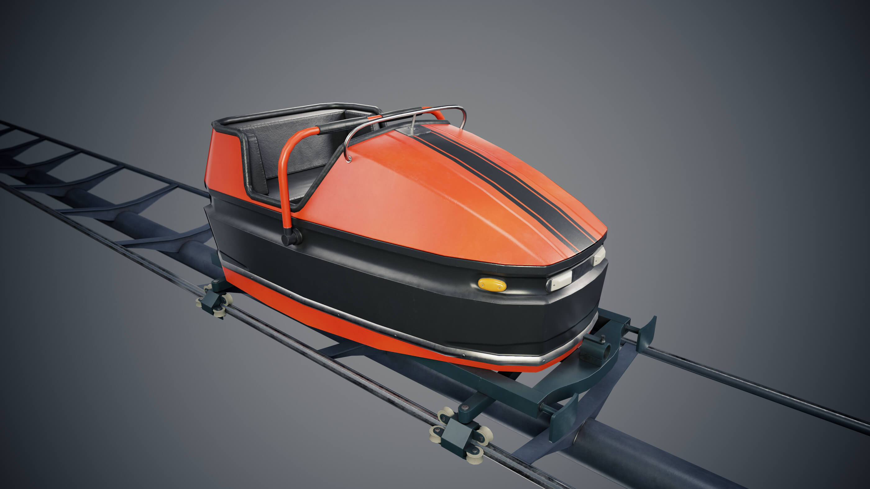 Roller Coaster Cart - 3D Model by iQuon