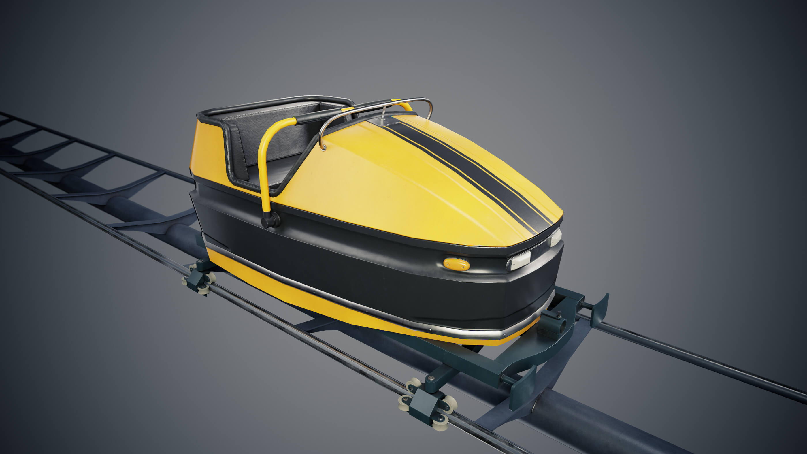 Roller Coaster Cart - 3D Model by iQuon