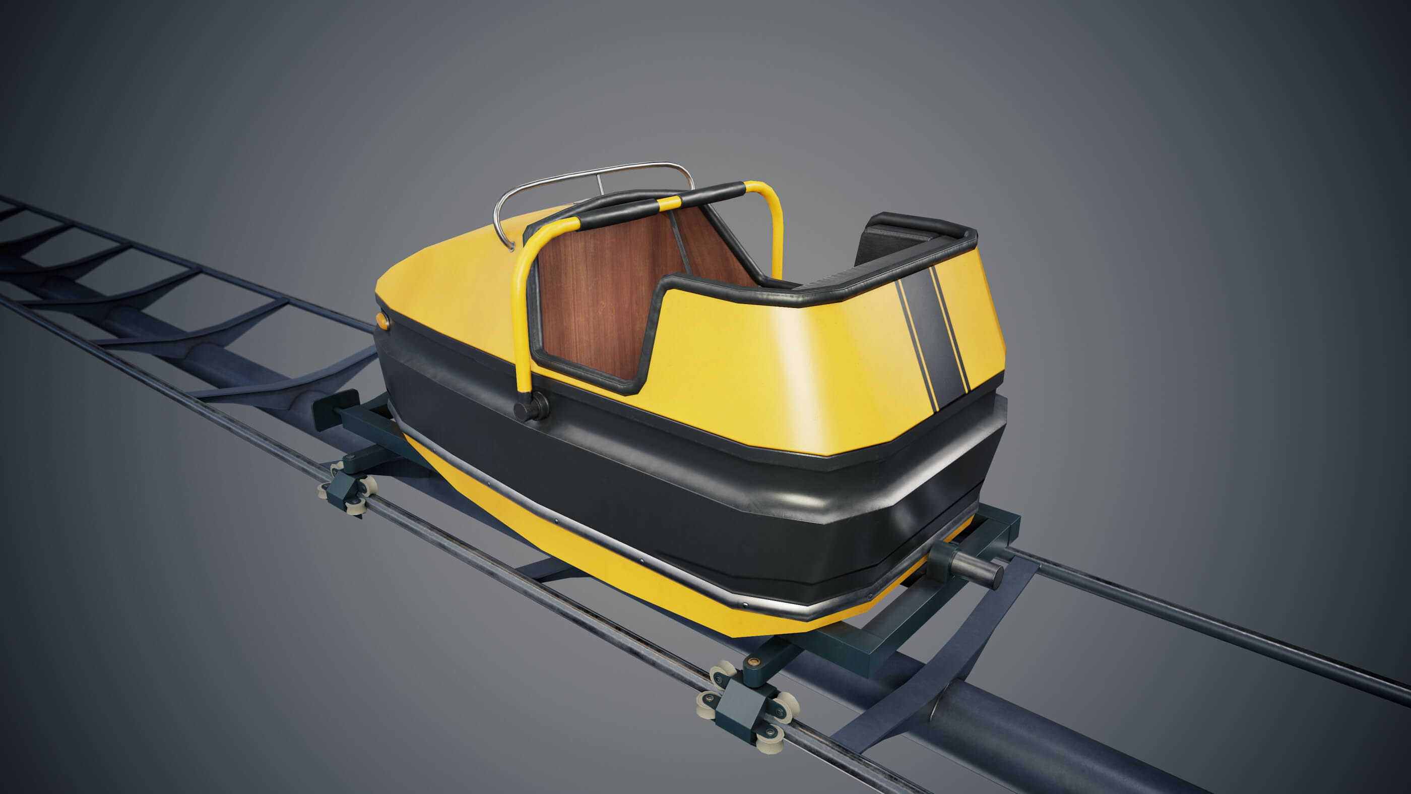 Roller Coaster Cart - 3D Model by iQuon