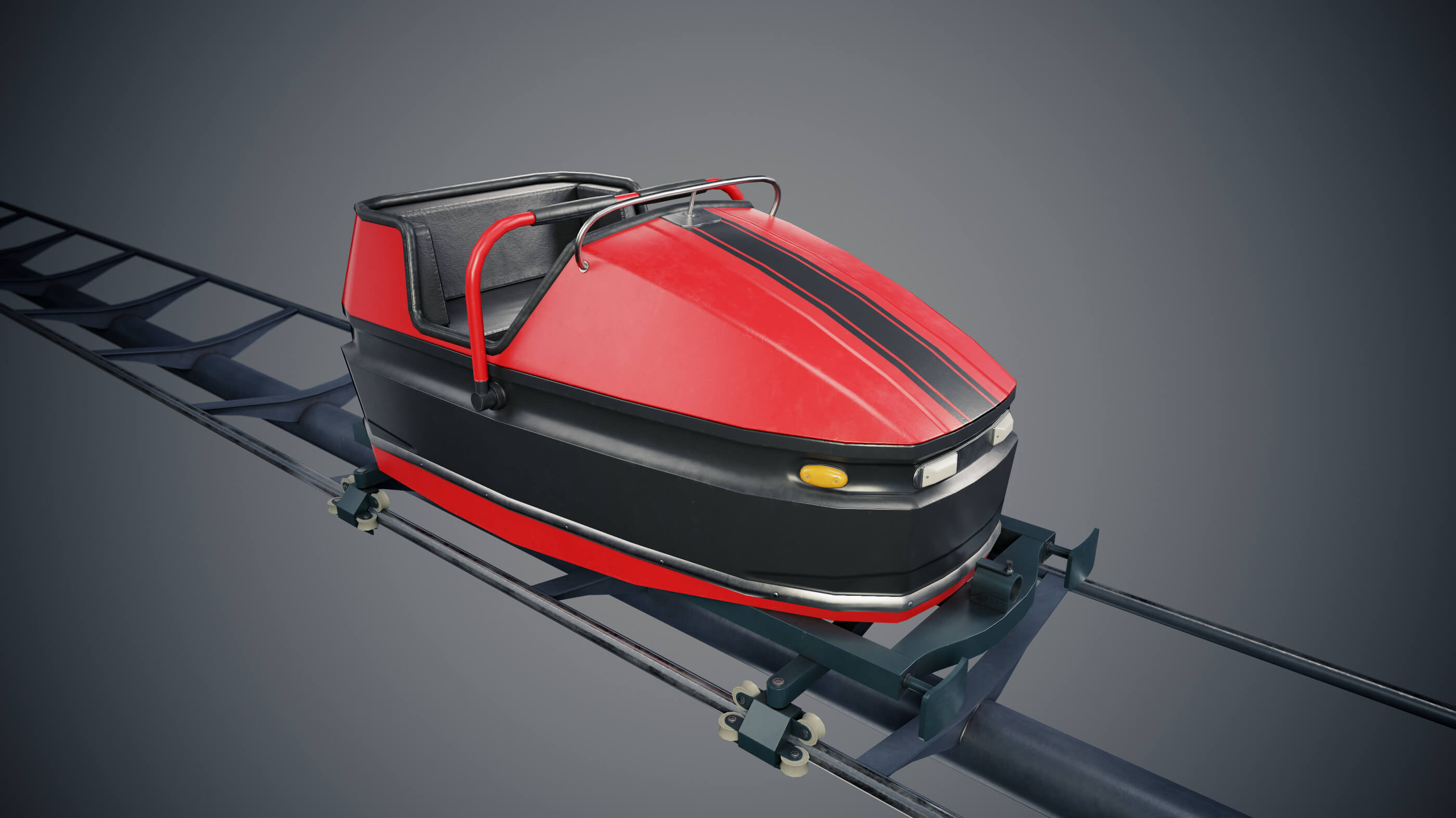 Roller Coaster Cart - 3D Model by iQuon