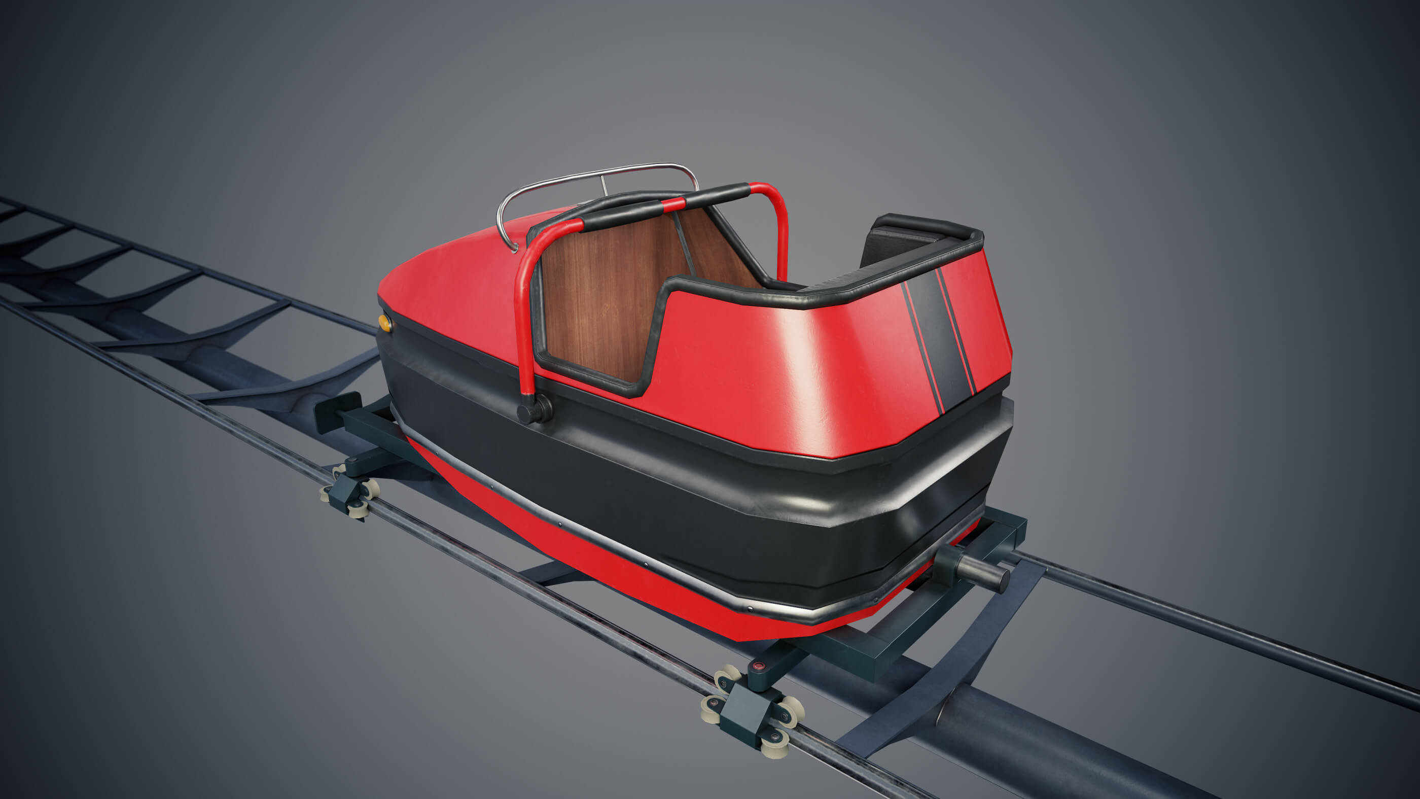 Roller Coaster Cart - 3D Model by iQuon