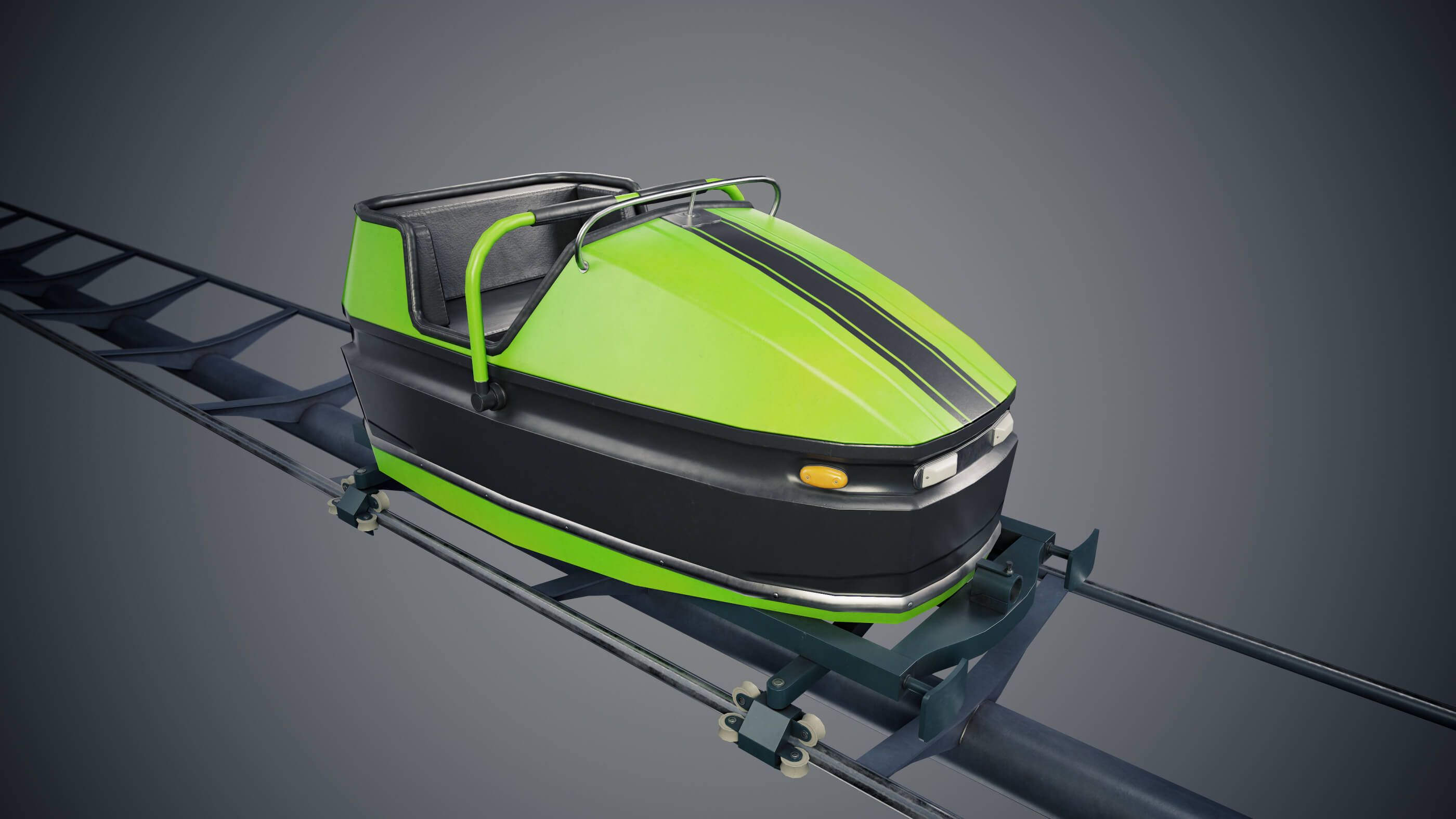 Roller Coaster Cart - 3D Model by iQuon