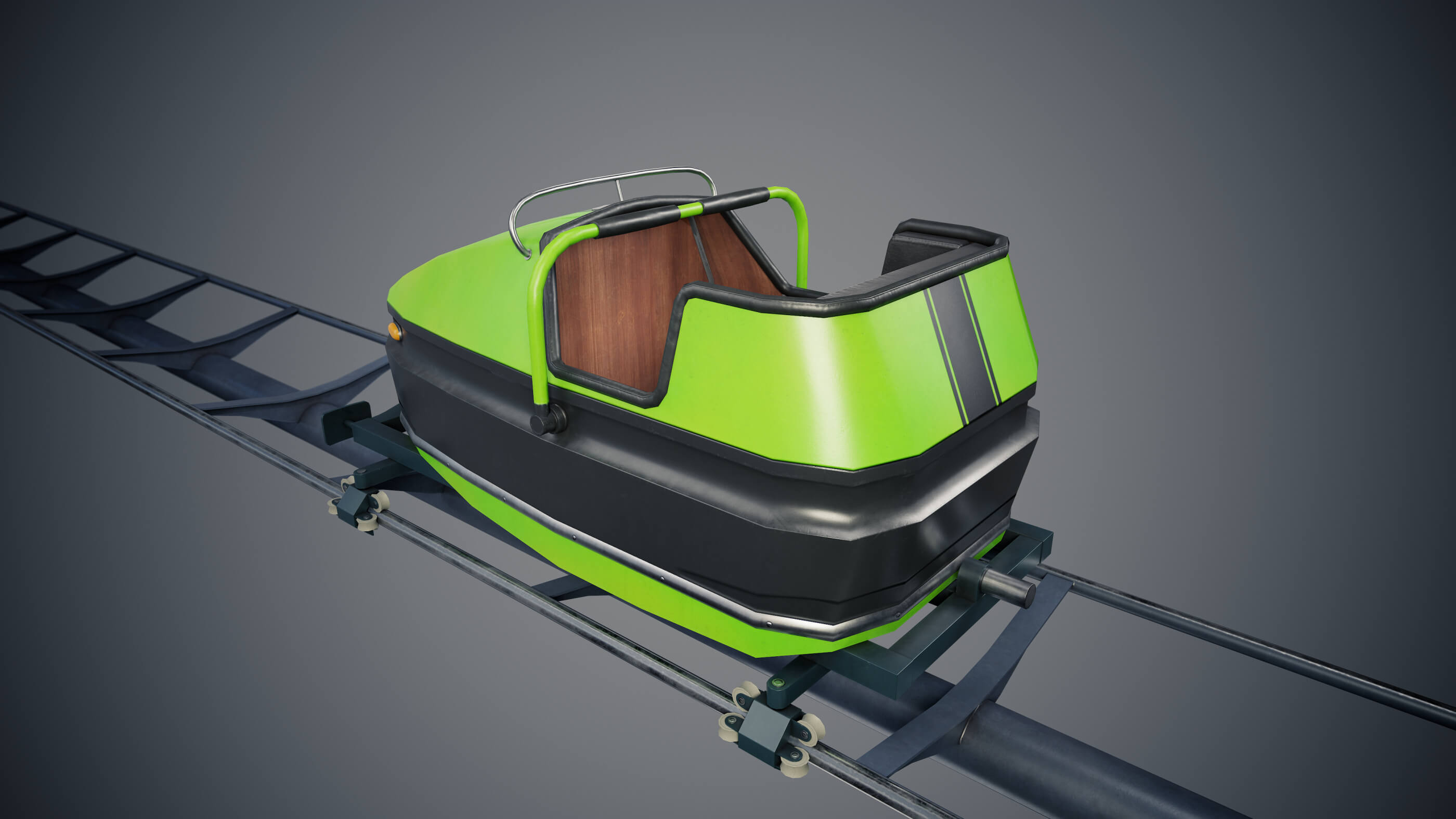 Roller Coaster Cart - 3D Model by iQuon