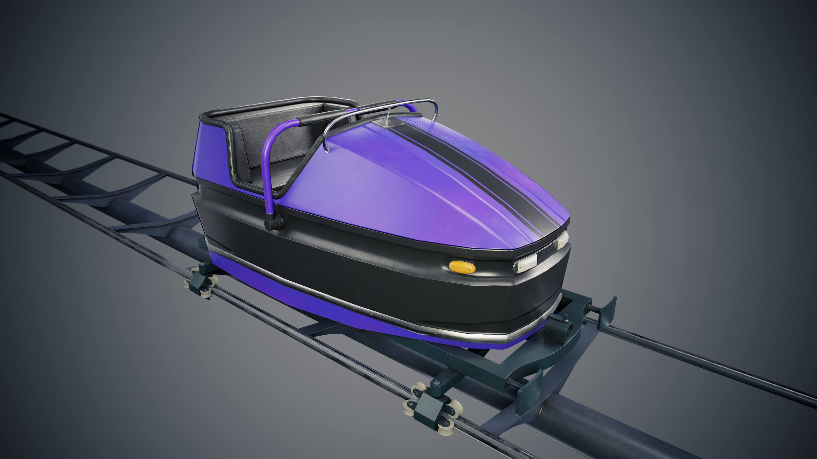 Roller Coaster Cart - 3D Model by iQuon