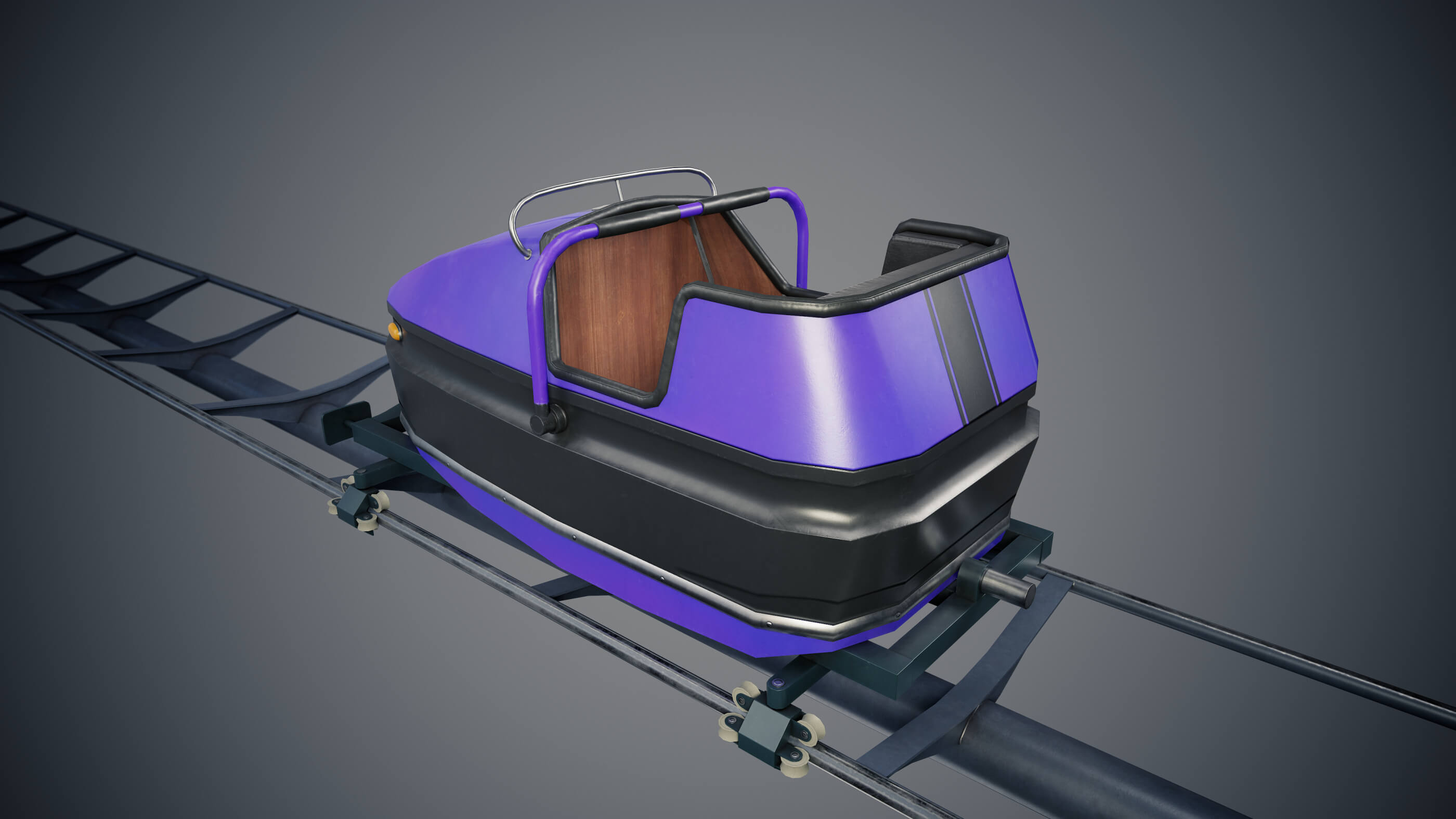 Roller Coaster Cart - 3D Model by iQuon