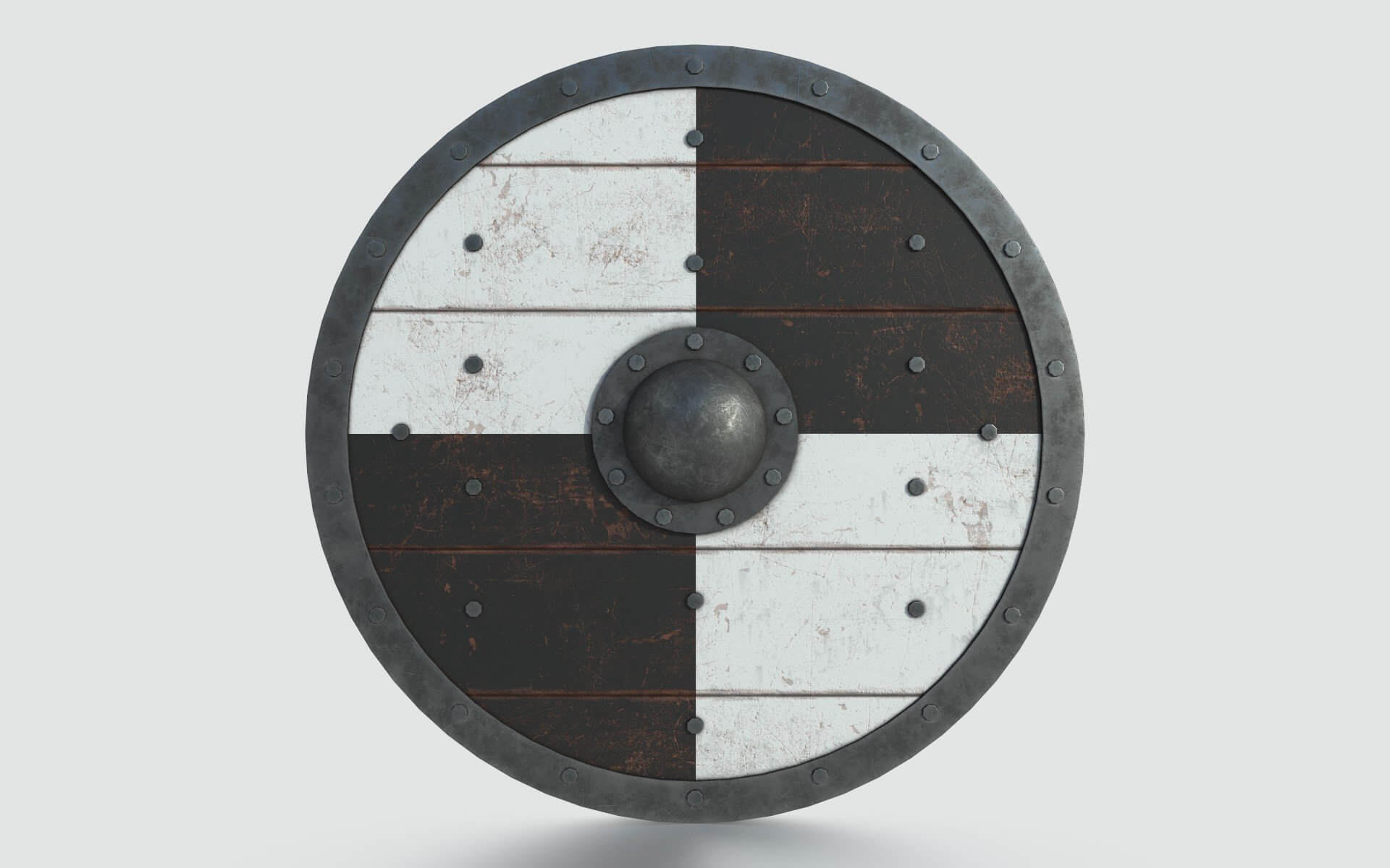 Scandinavian Battle Shield Collection - 3D Model by iQuon