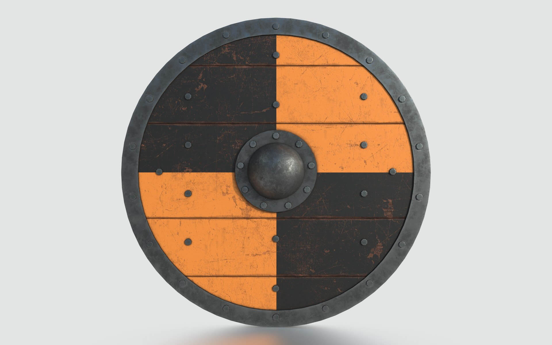 Scandinavian Battle Shield Collection - 3D Model by iQuon