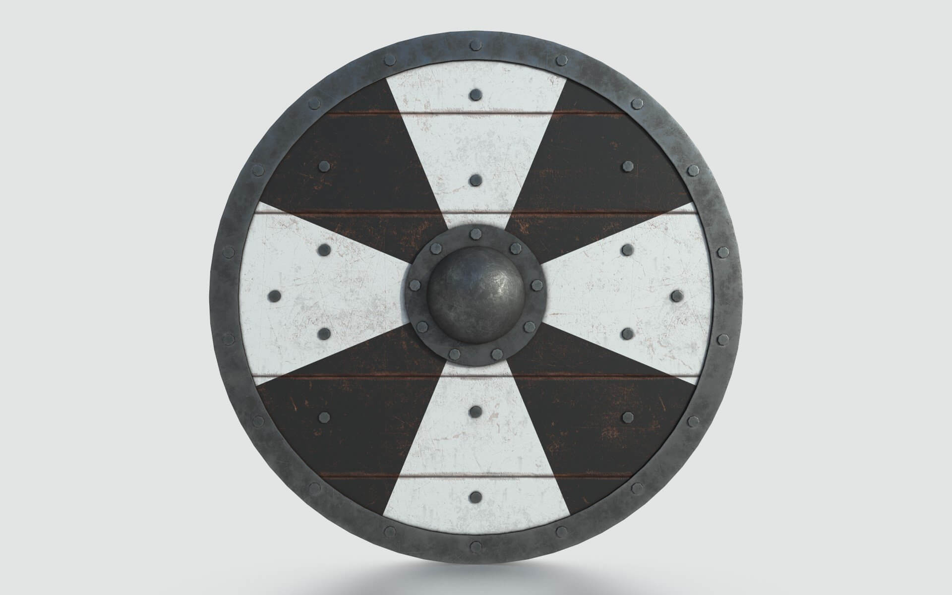 Scandinavian Battle Shield Collection - 3D Model by iQuon