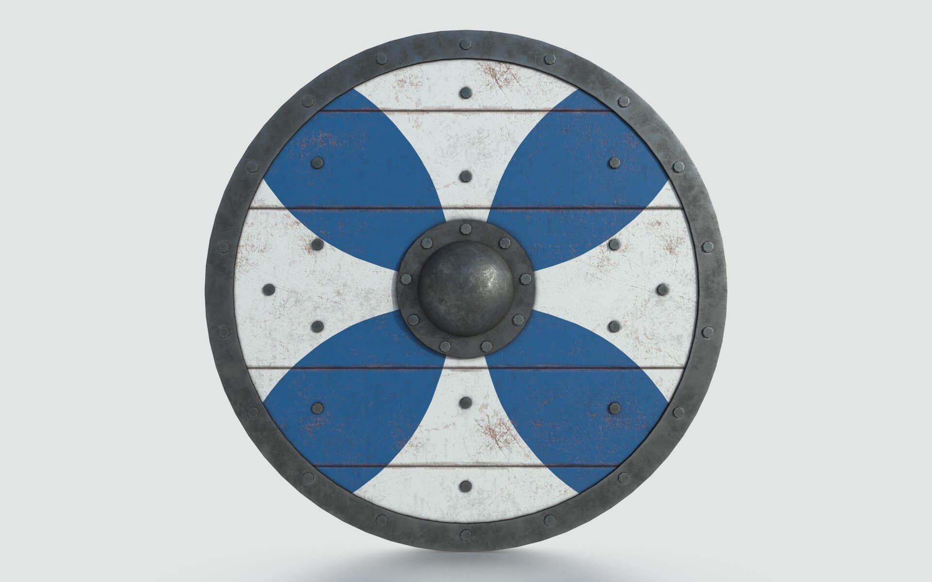 Scandinavian Battle Shield Collection - 3D Model by iQuon