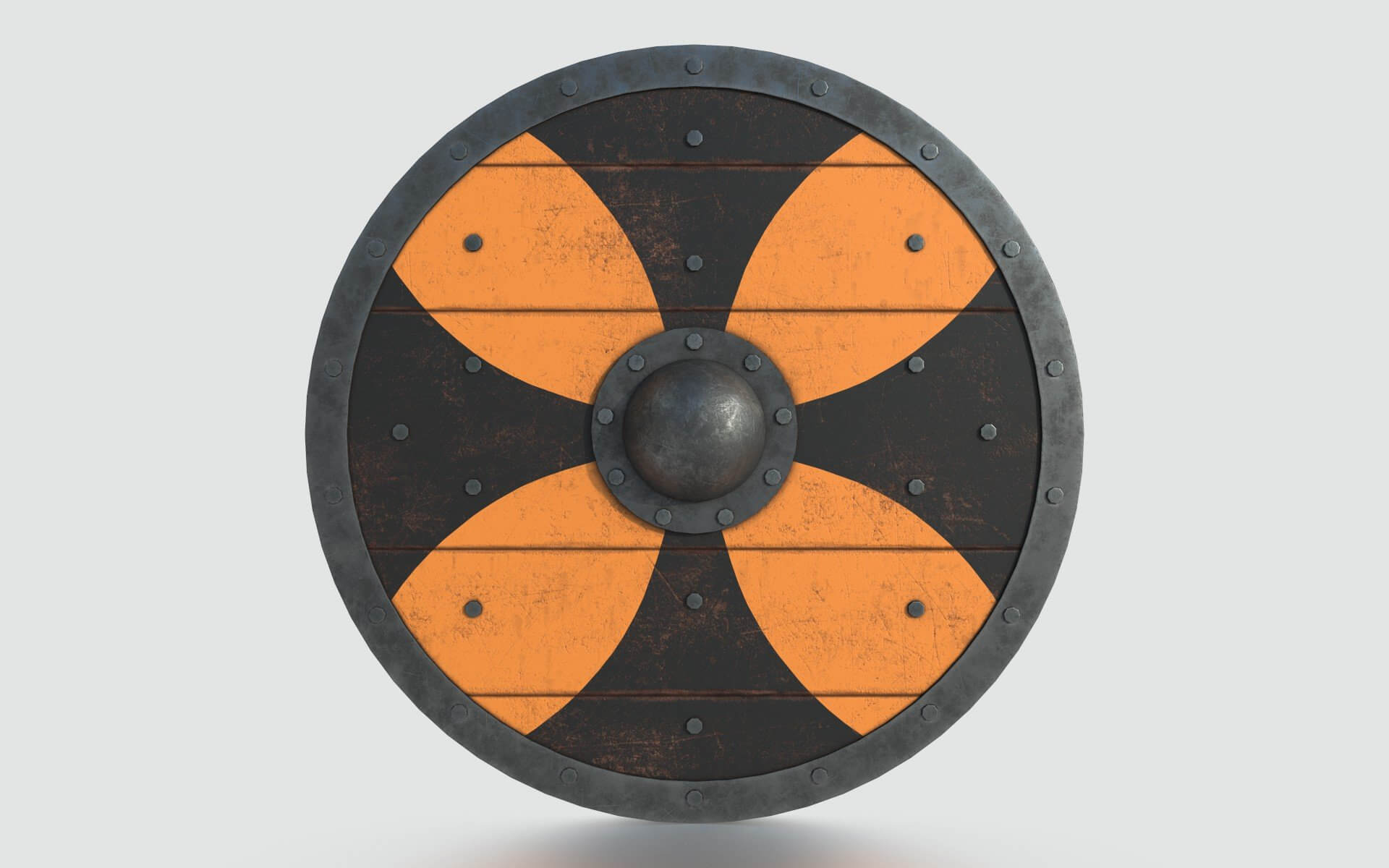 Scandinavian Battle Shield Collection - 3D Model by iQuon