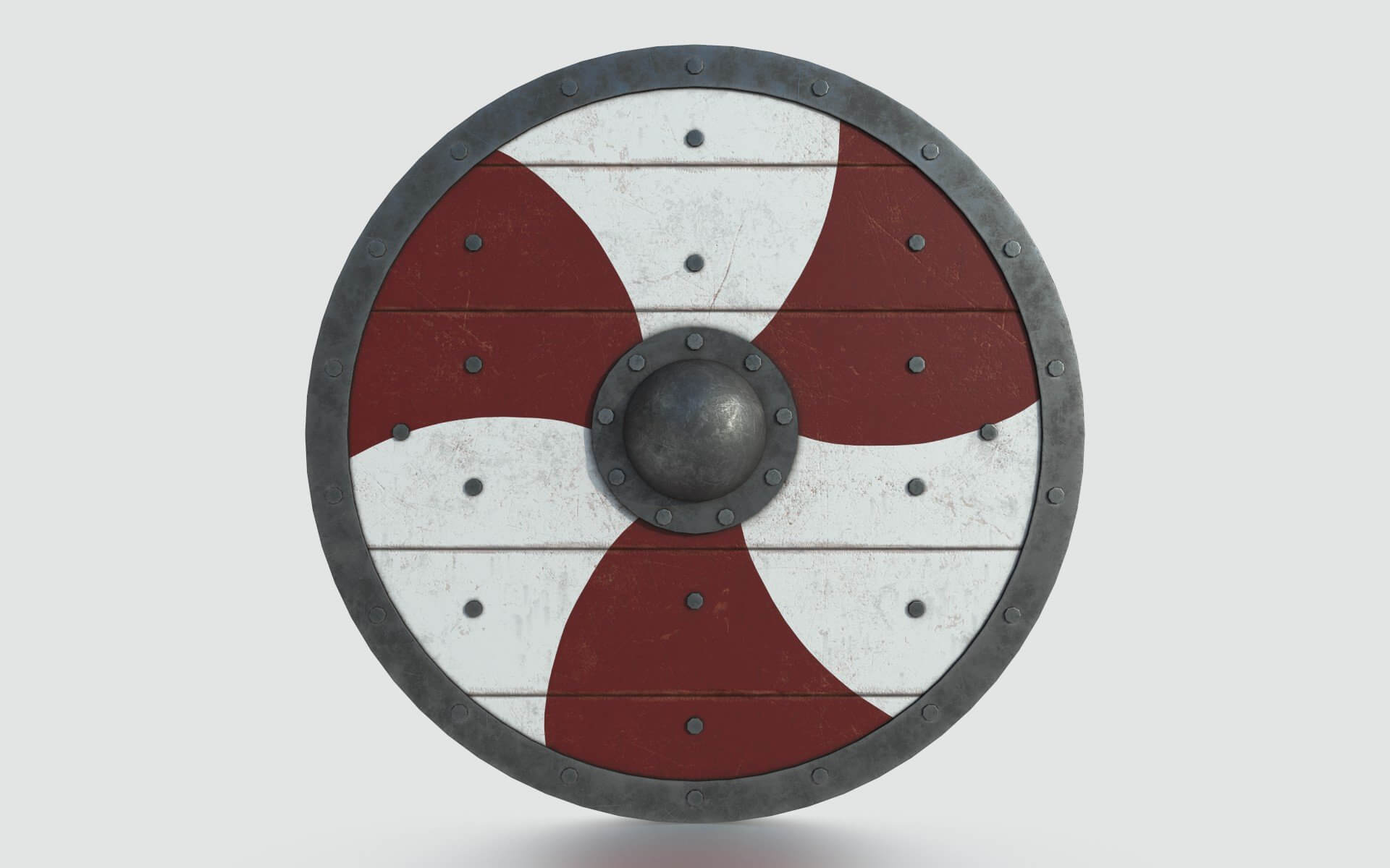 Scandinavian Battle Shield Collection - 3D Model by iQuon