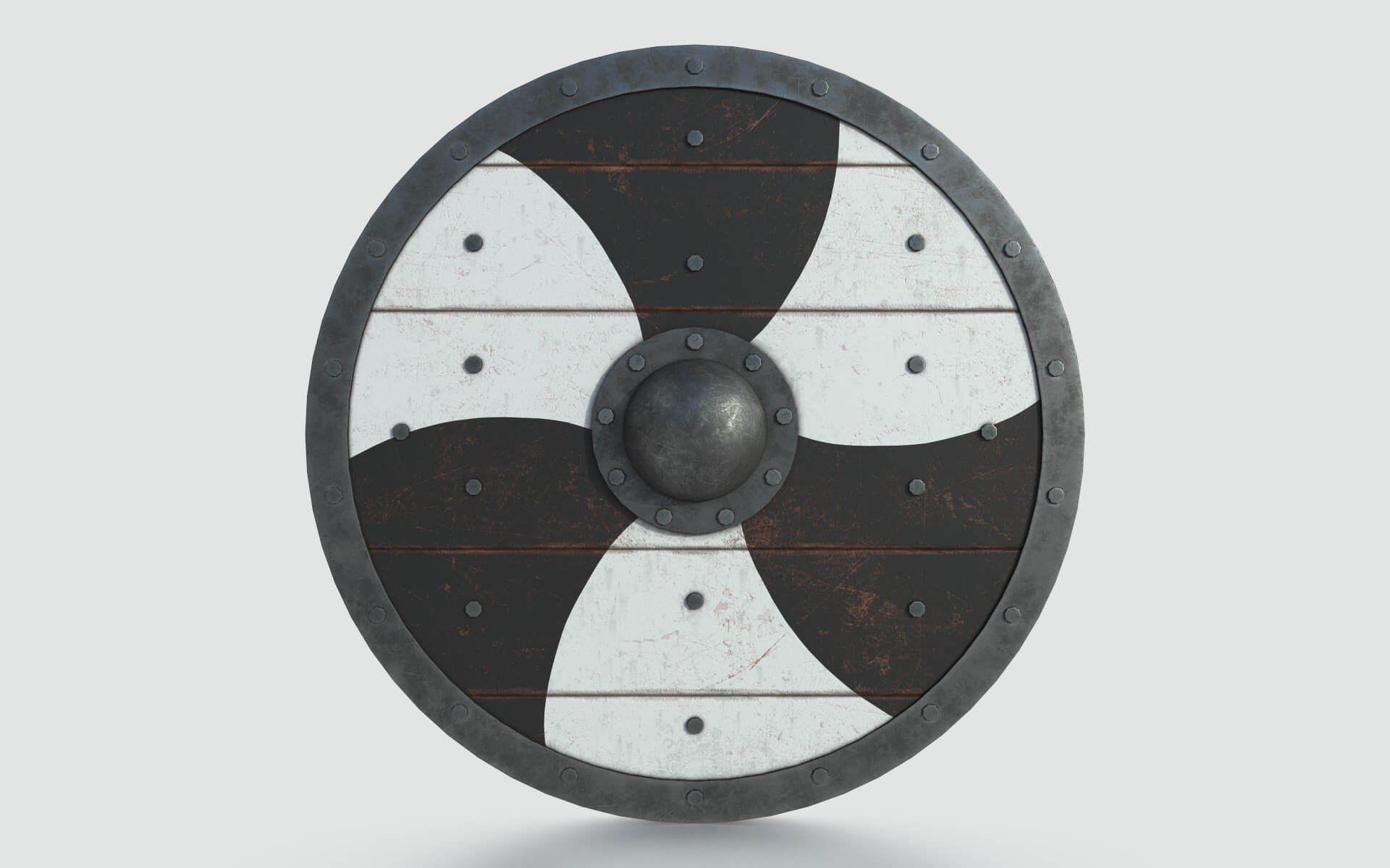 Scandinavian Battle Shield Collection - 3D Model by iQuon