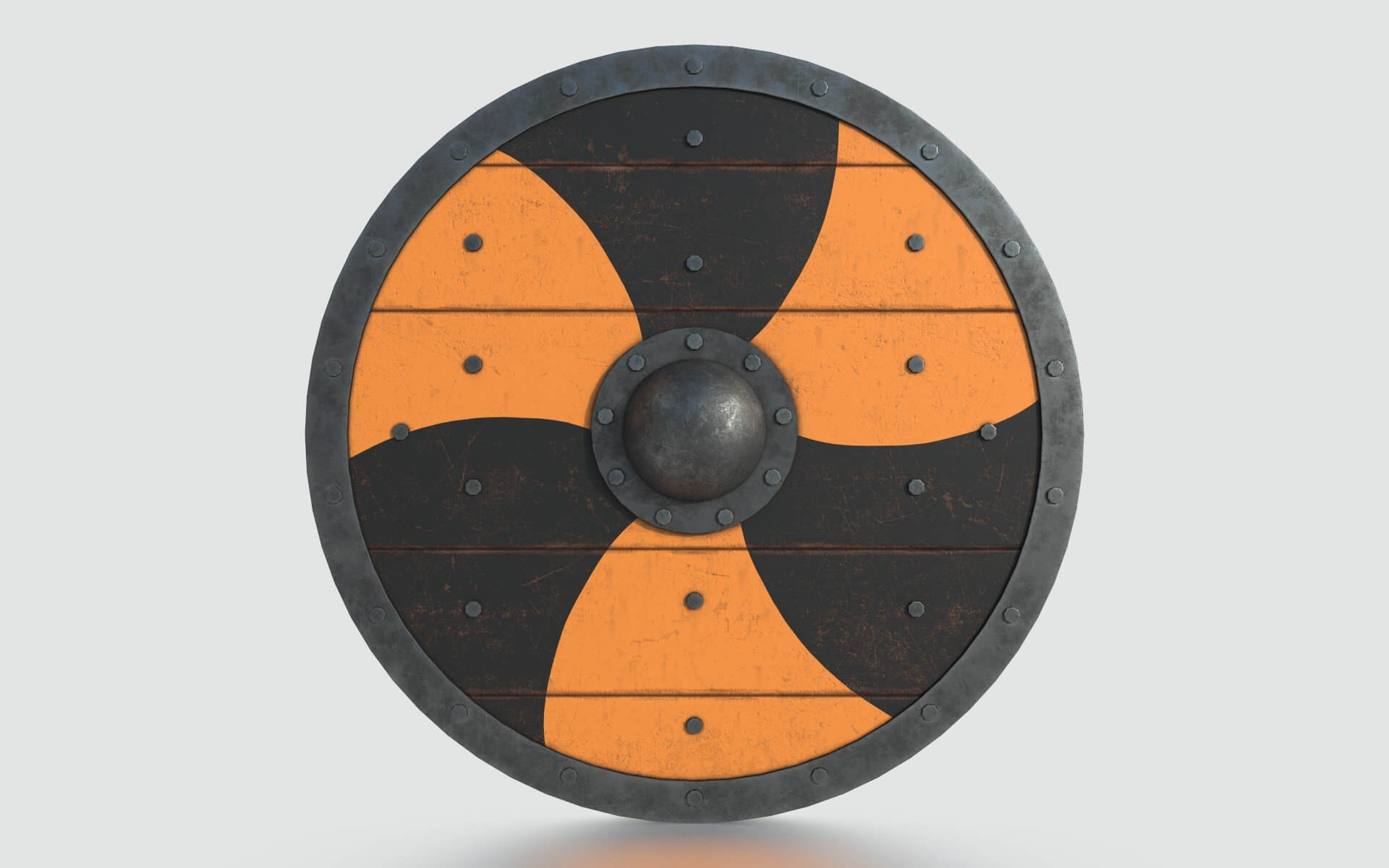 Scandinavian Battle Shield Collection - 3D Model by iQuon