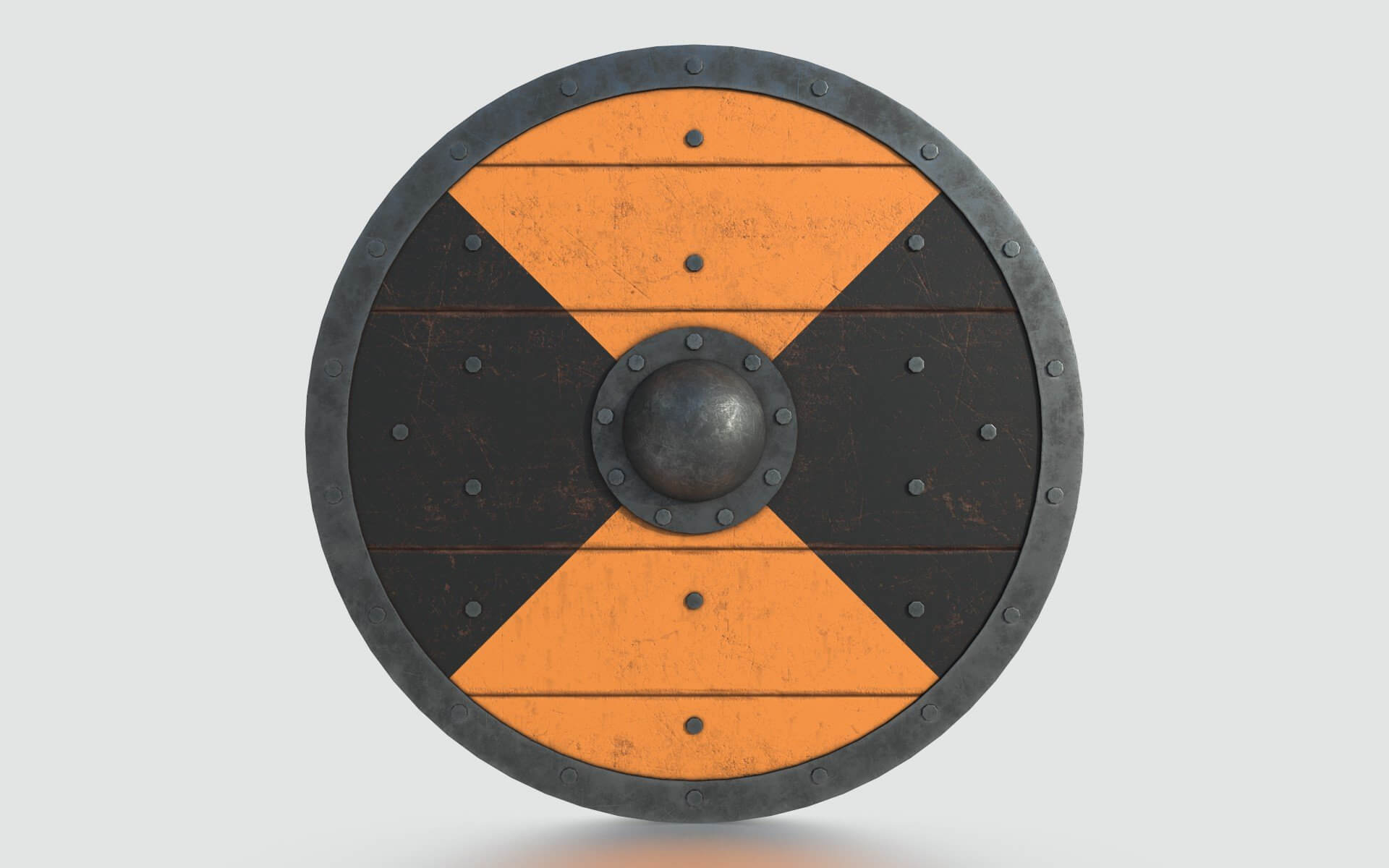 Scandinavian Battle Shield Collection - 3D Model by iQuon