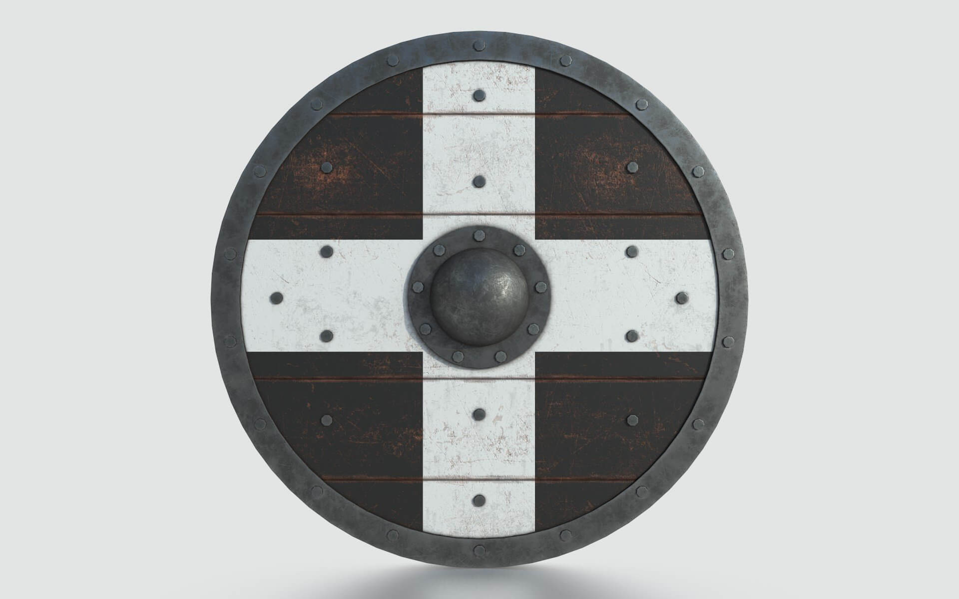 Scandinavian Battle Shield Collection - 3D Model by iQuon
