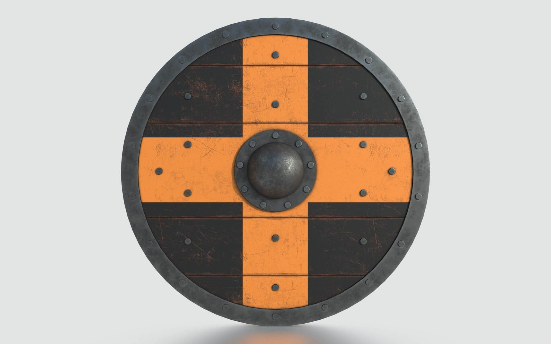 Scandinavian Battle Shield Collection - 3D Model by iQuon