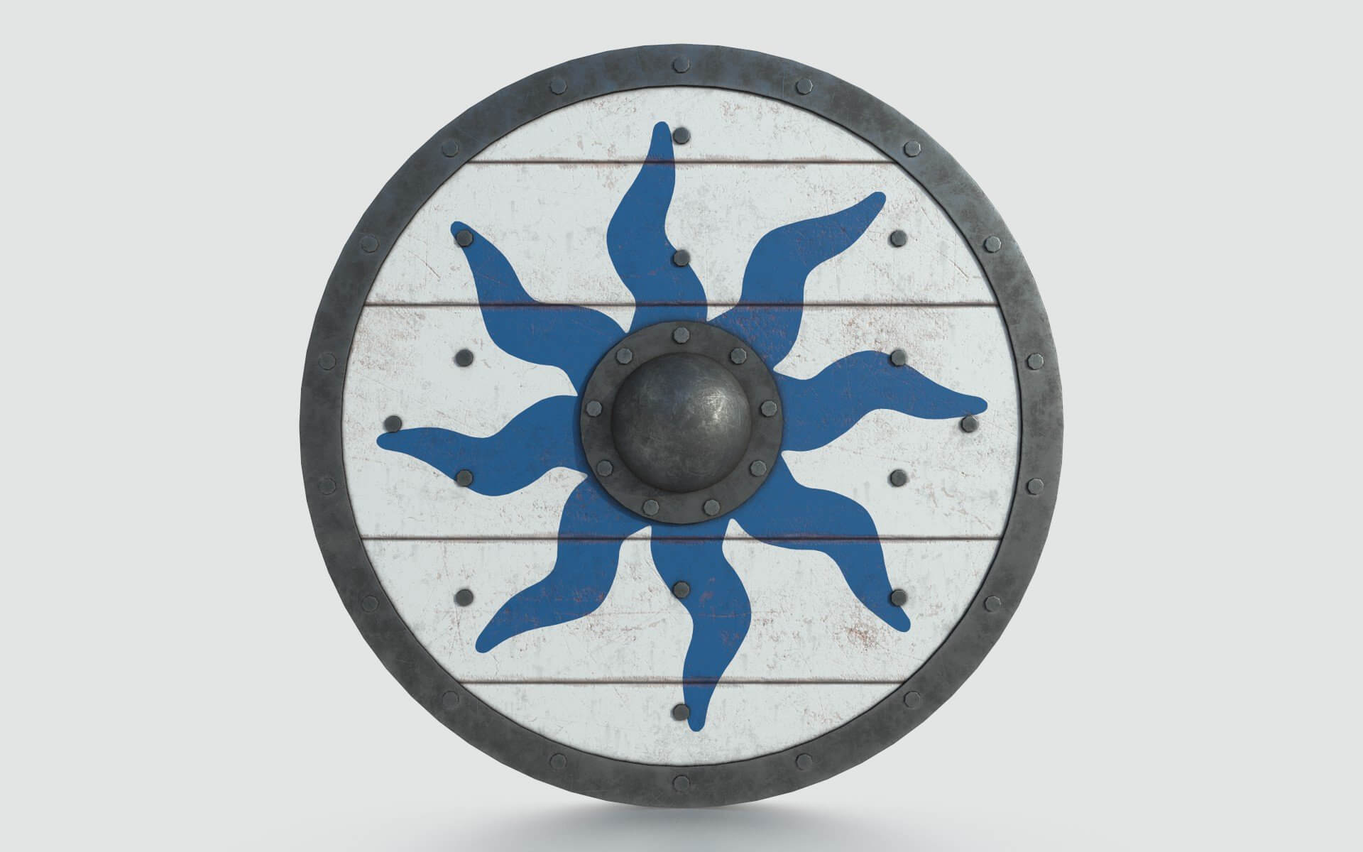Scandinavian Battle Shield Collection - 3D Model by iQuon
