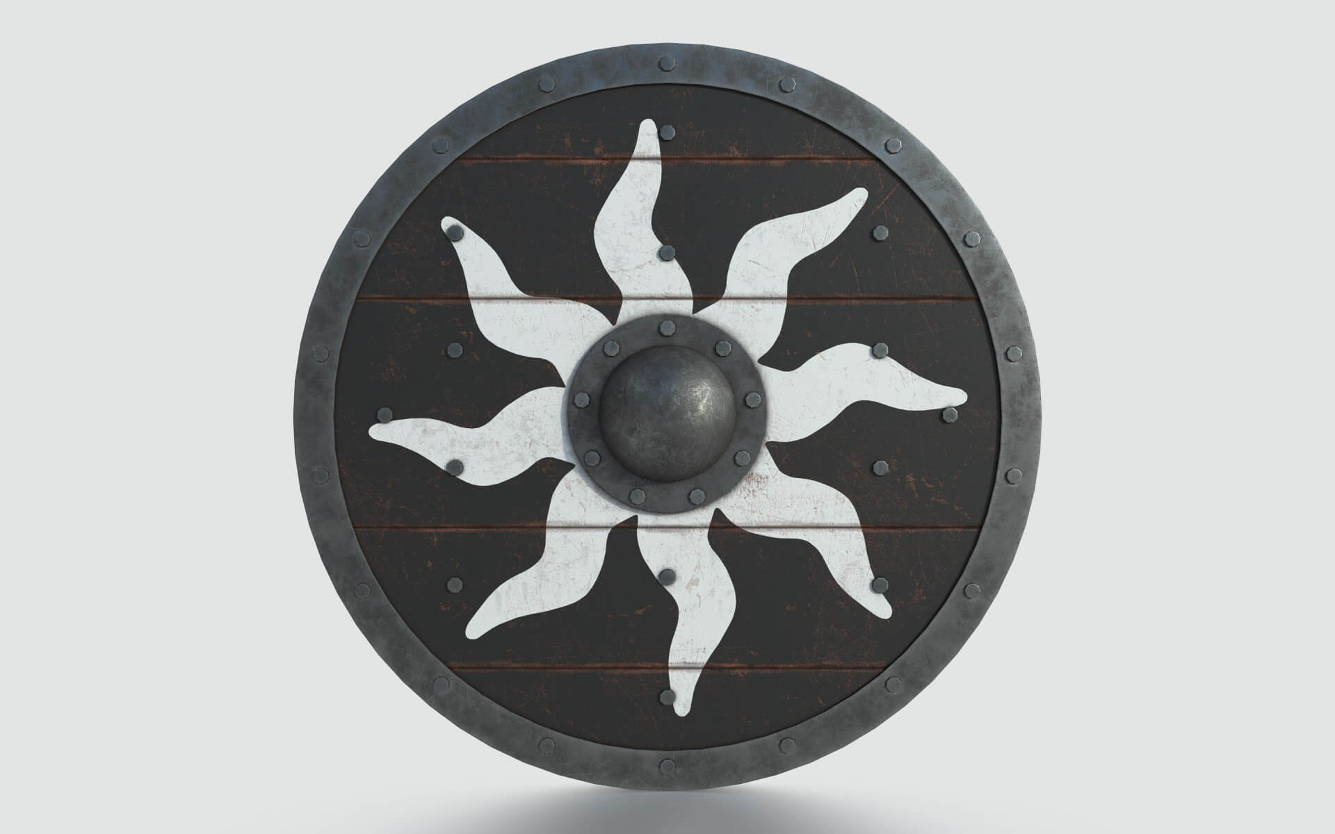 Scandinavian Battle Shield Collection - 3D Model by iQuon