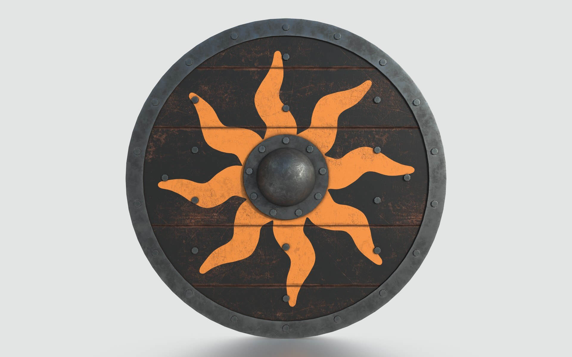 Scandinavian Battle Shield Collection - 3D Model by iQuon