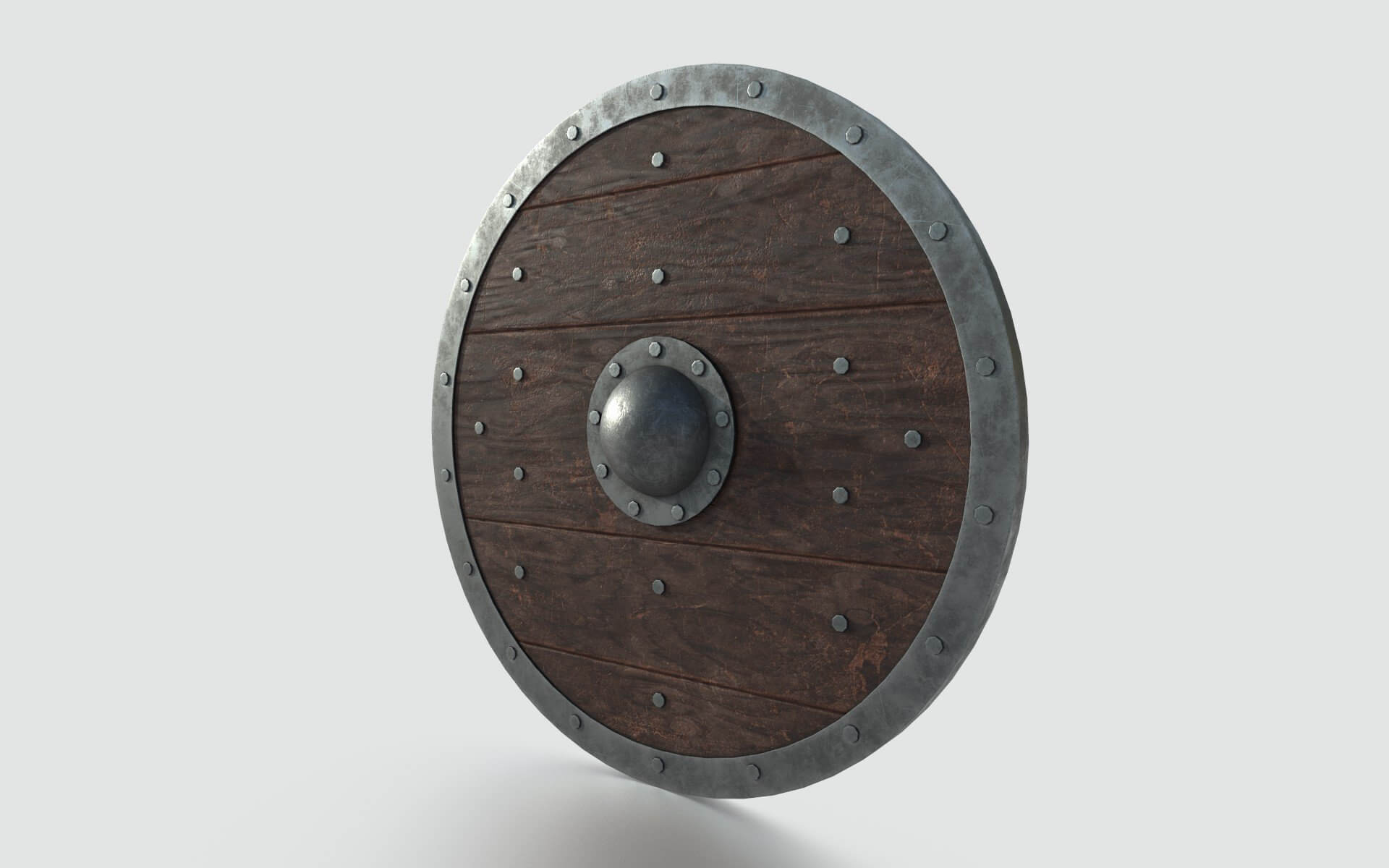 Scandinavian Battle Shield - Free 3D Model by iQuon