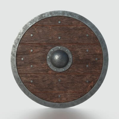 Scandinavian Battle Shield - Free 3D Model by iQuon
