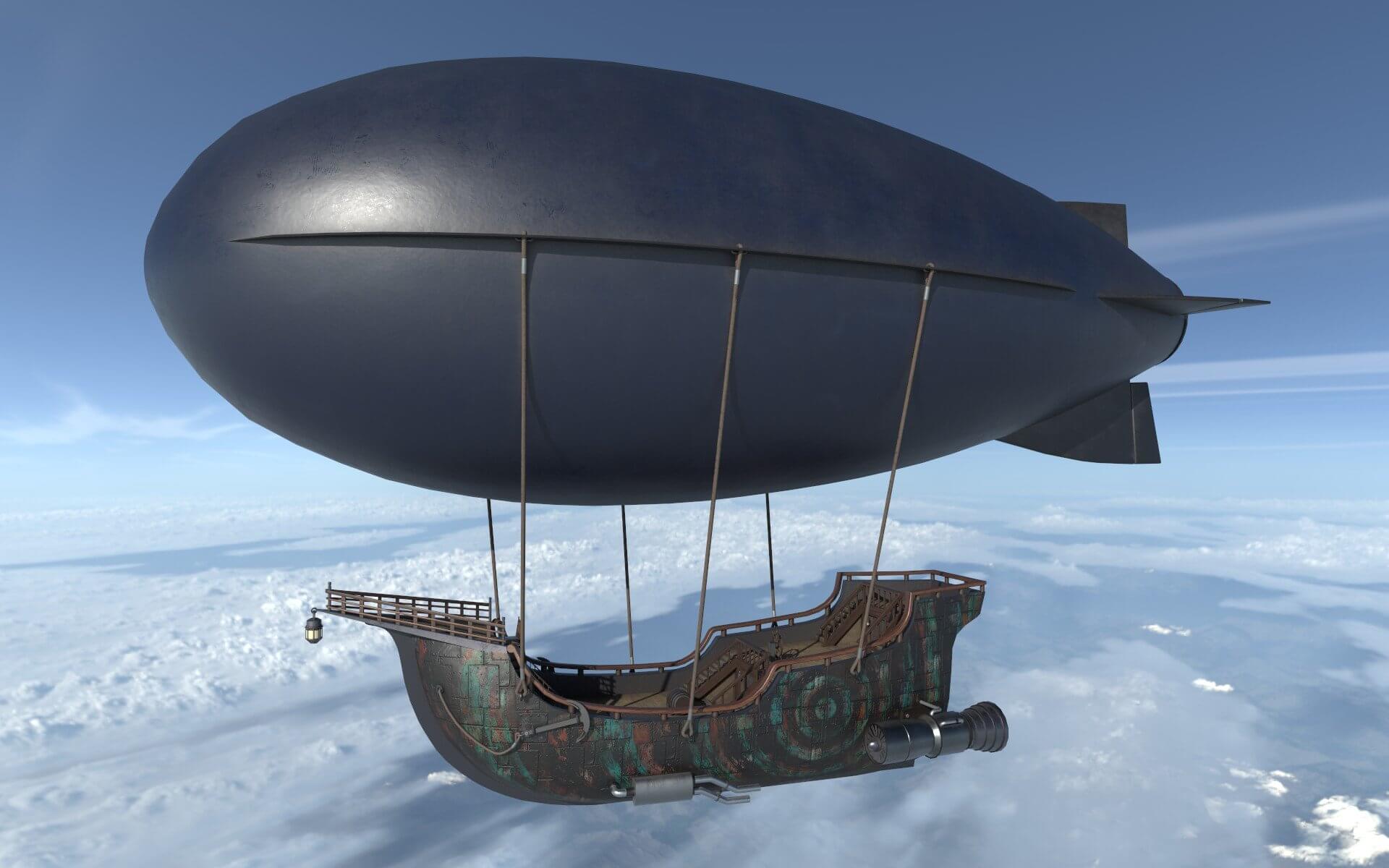 Futuristic Airship