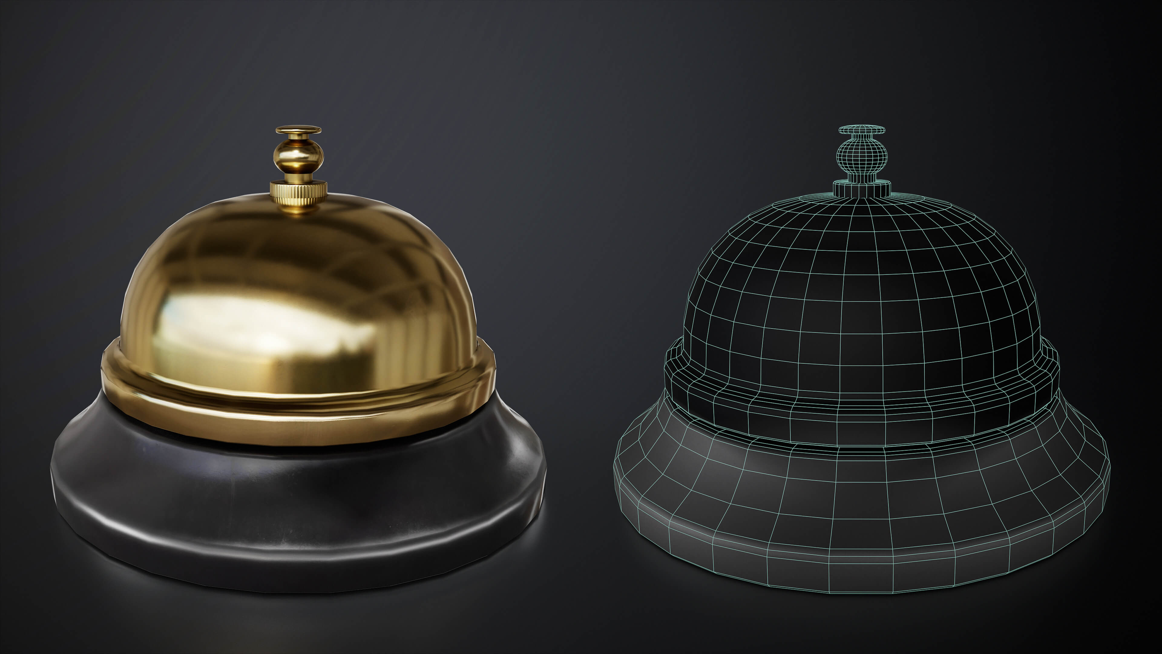 Service Bell - 3D Model by iQuon