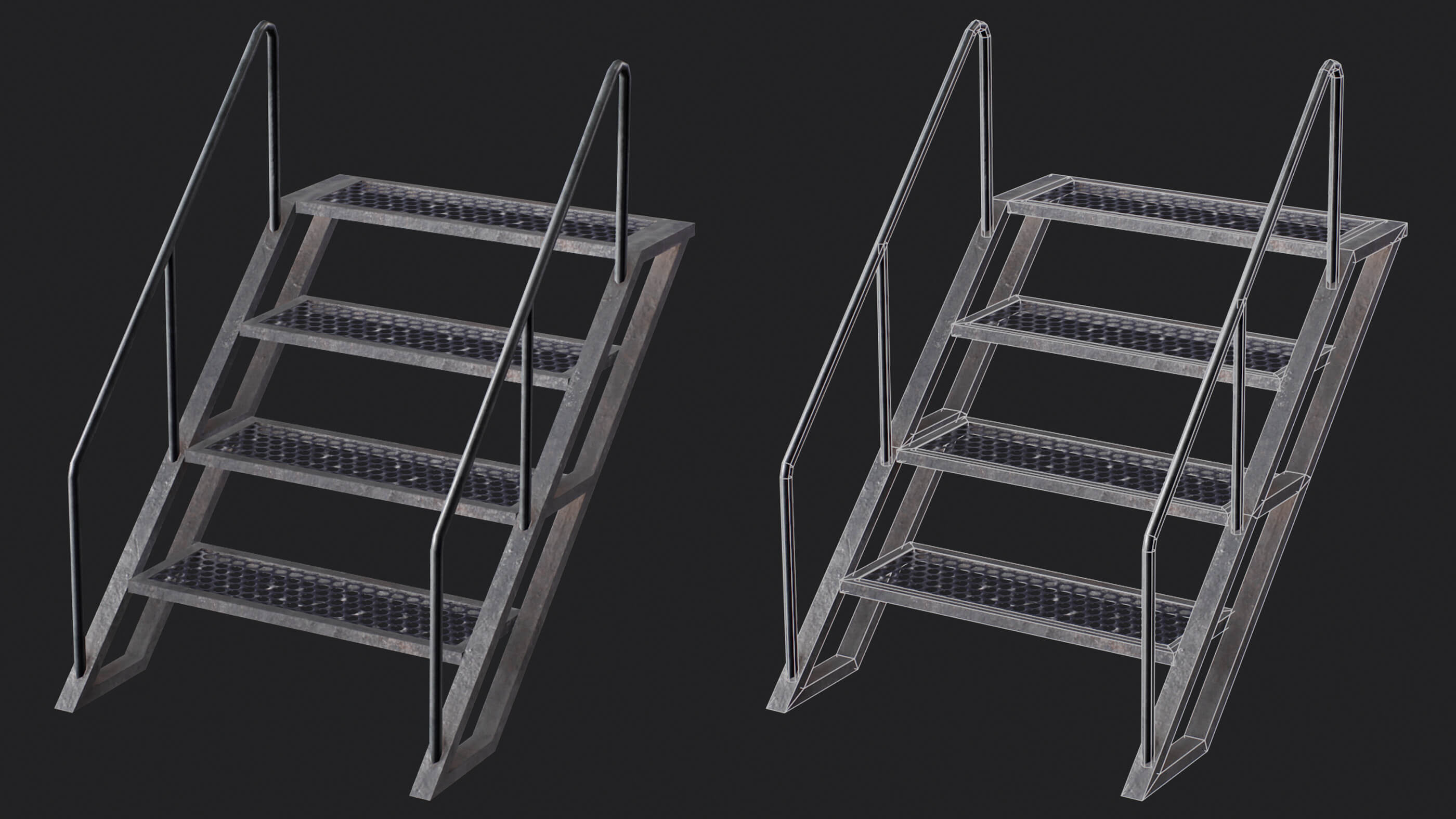 Set of 13 Modular Military Platforms - 3D Model by iQuon
