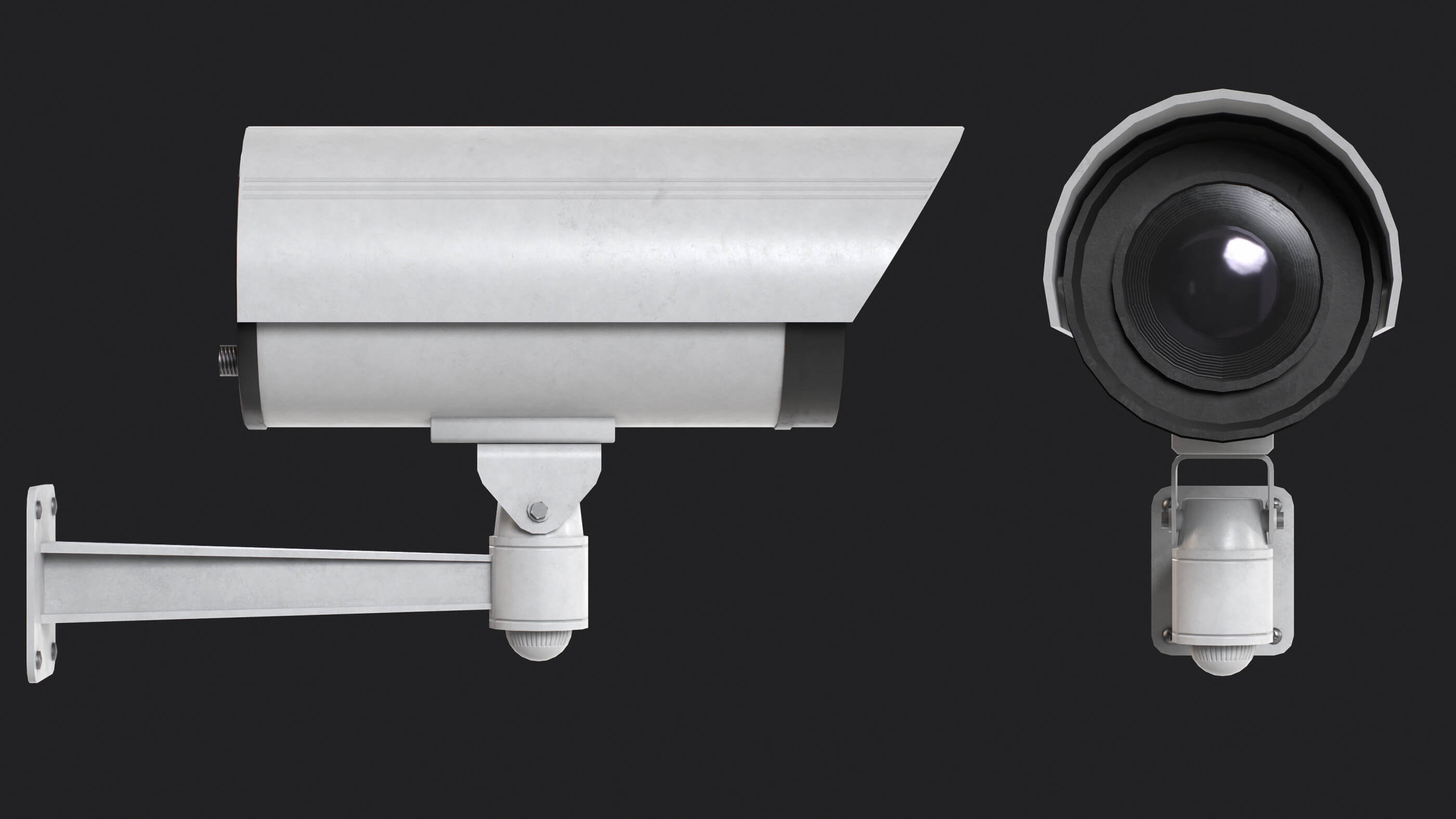 Set of 2 CCTV Cameras - 3D Model by iQuon